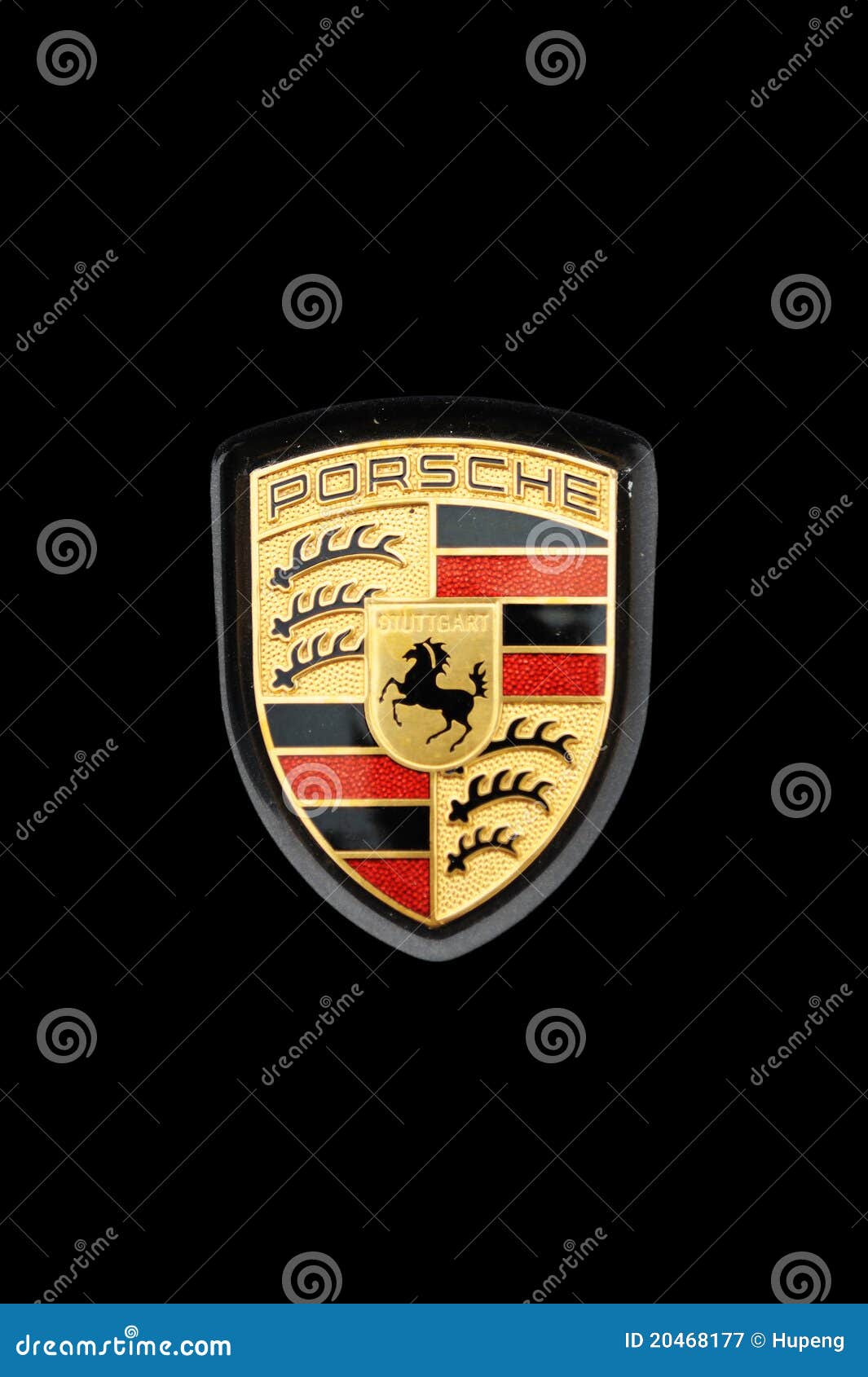 Het embleem van Porsche redactionele fotografie. Image of toon - 20468177