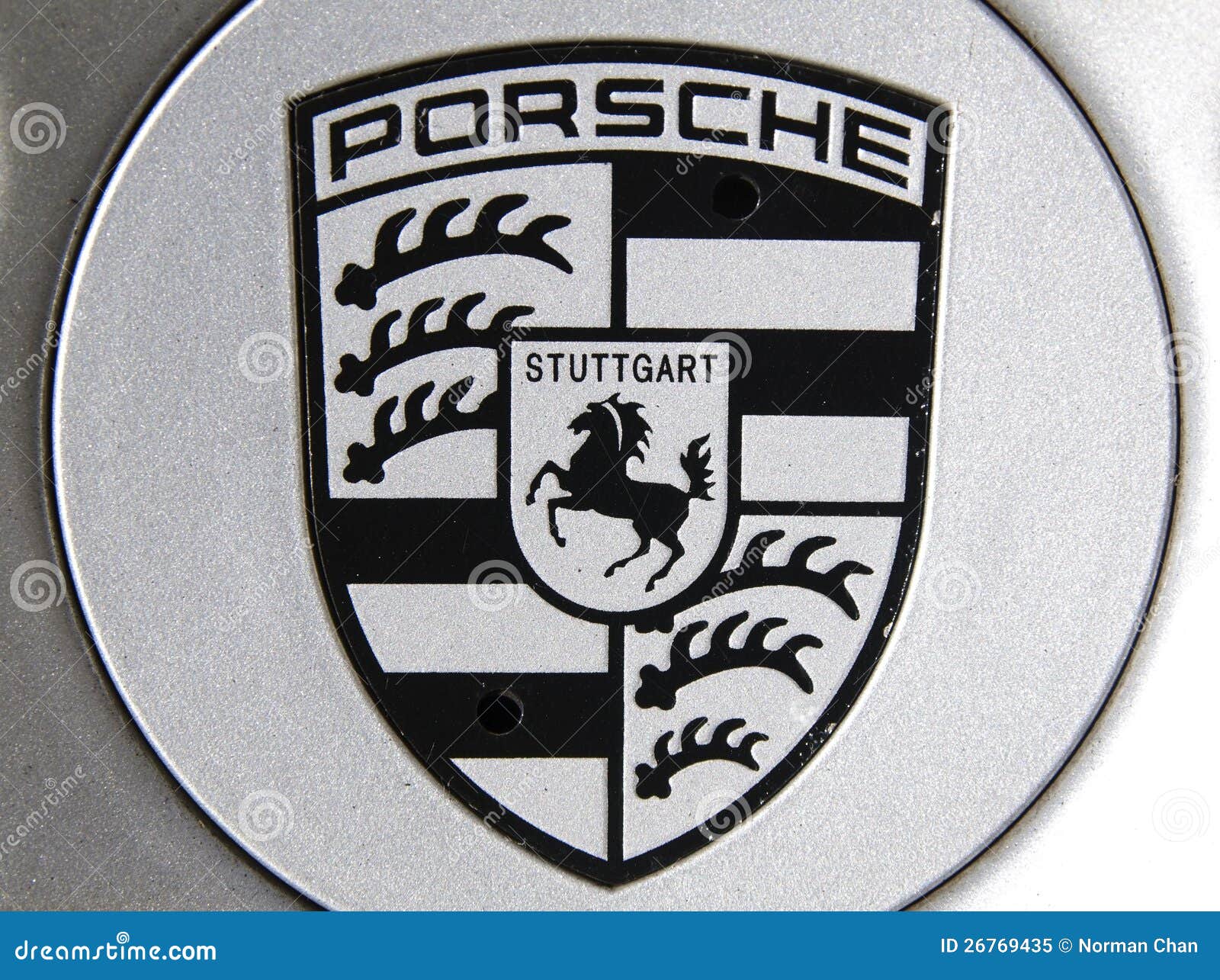 Het embleem van Porsche redactionele afbeelding. Image of merk - 26769435