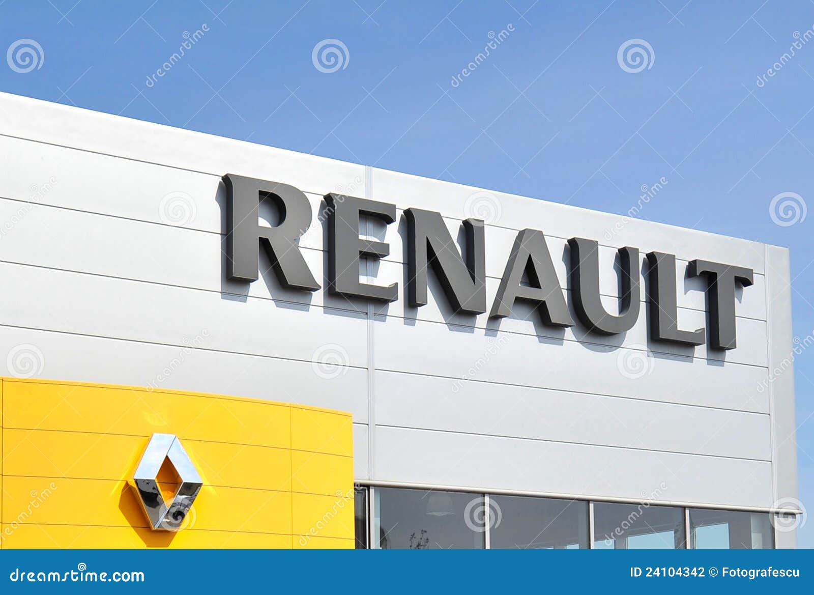 Het embleem van Renault redactionele fotografie. Image of gaming - 24104342