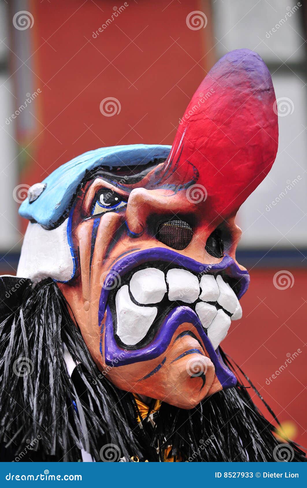 Het Enge Masker Van Carnaval Stock Afbeelding - Image of voorwerpen ...