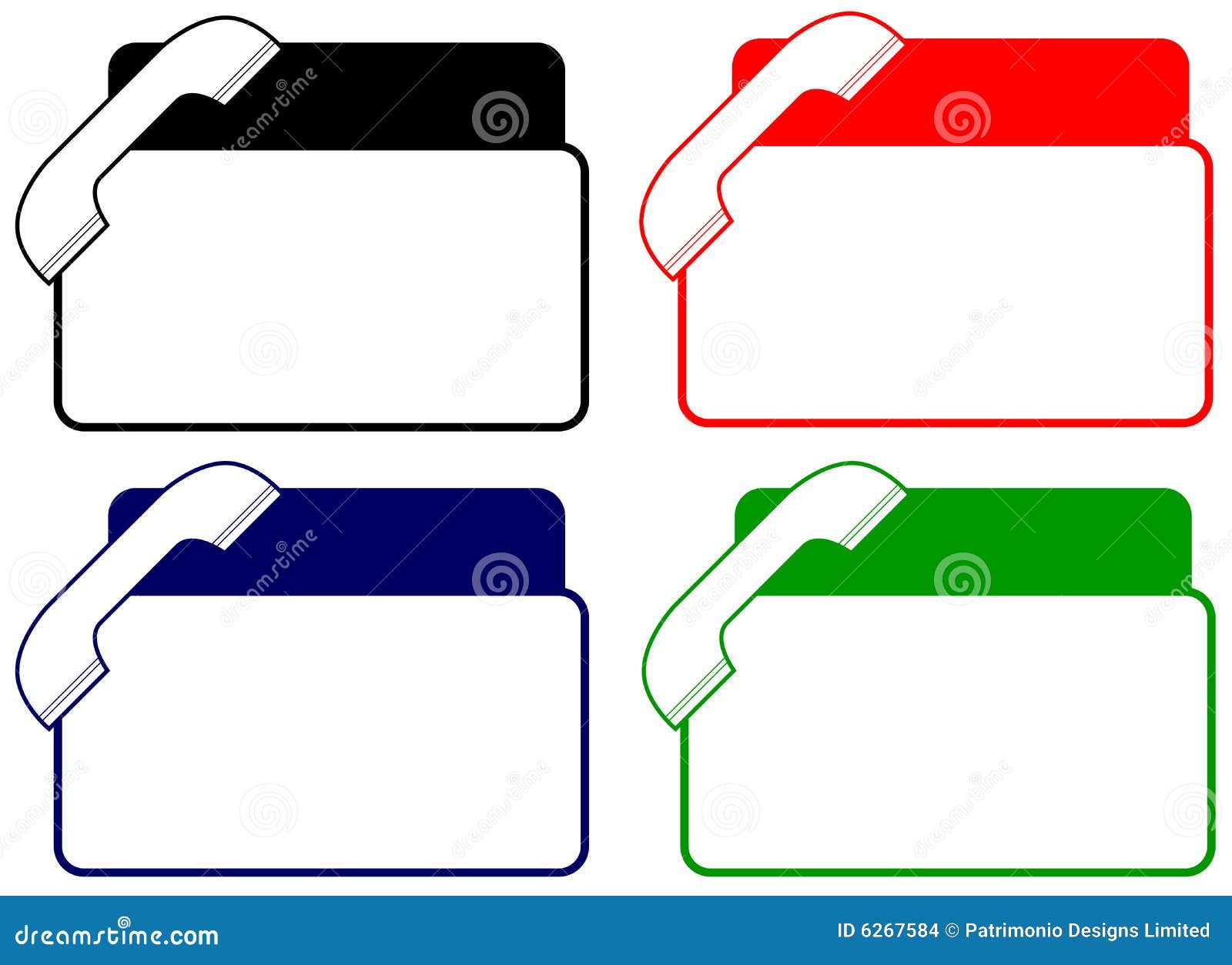 Het etiket van de telefoon vector illustratie. Illustration of vrij ...