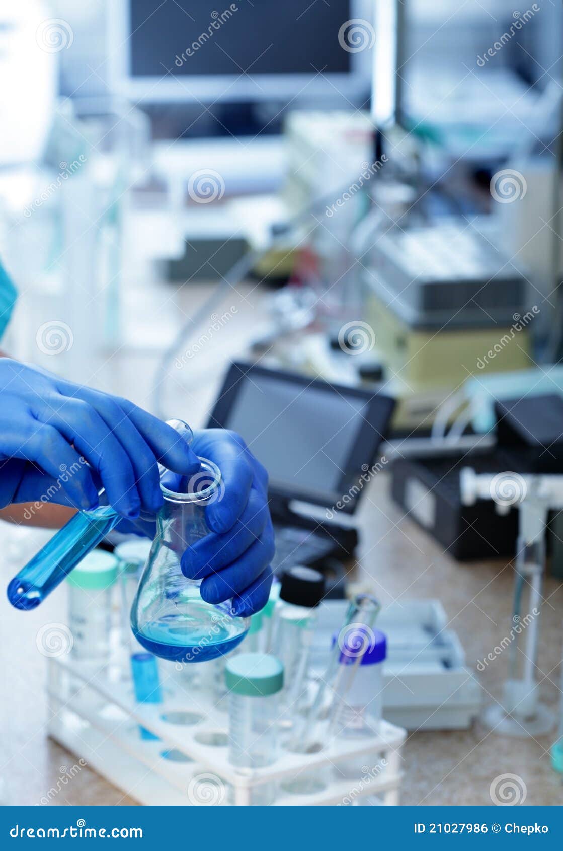 Het Experiment Van De Wetenschap Stock Foto - Image of ontwikkeling ...