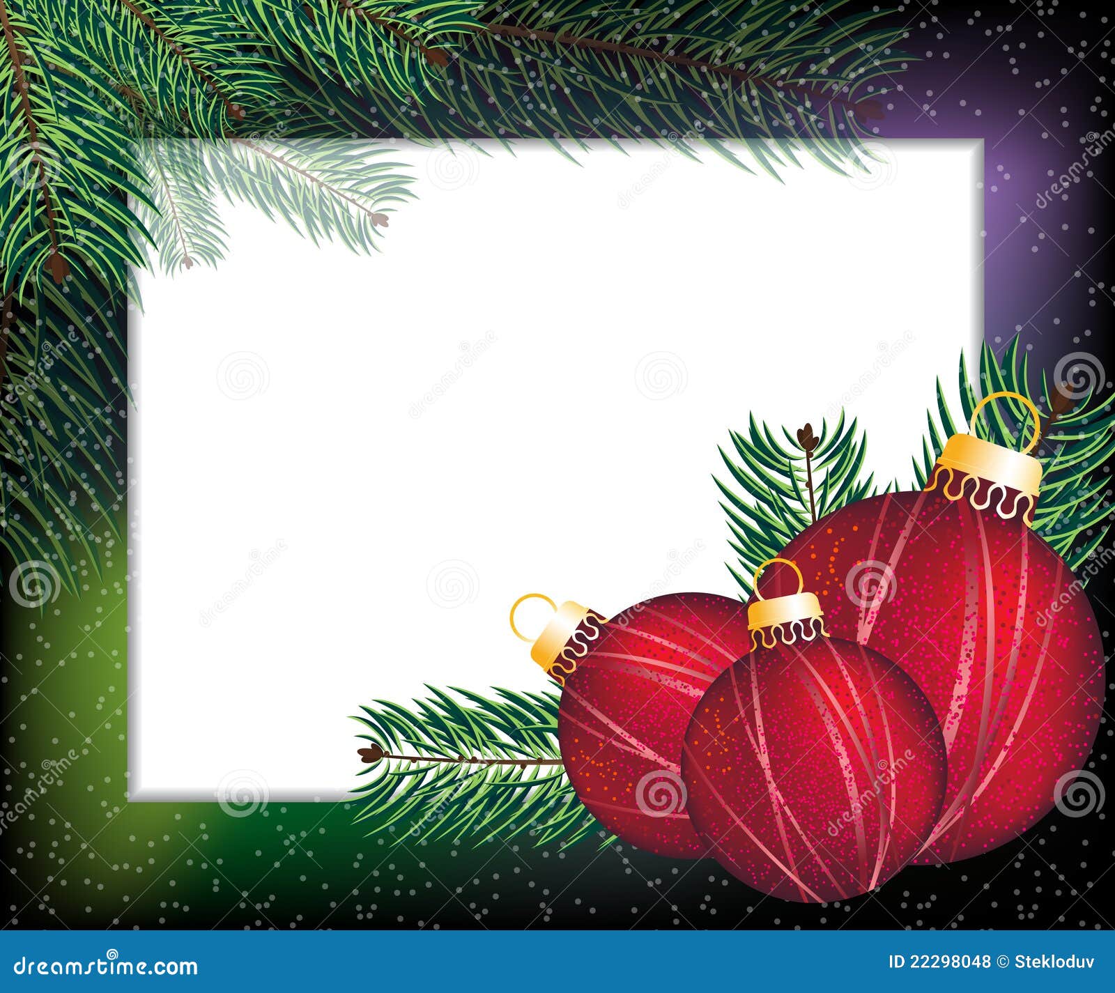 Het Feestelijke Frame Van Kerstmis Vector Illustratie - Illustration of ...