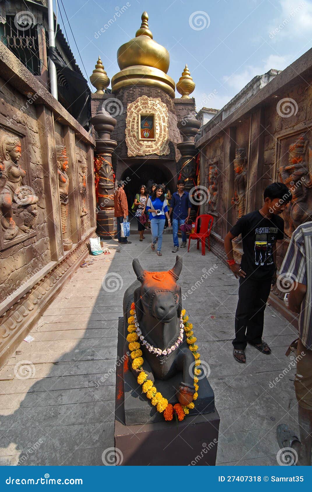 Het Festival Van Durga Van Kolkata Redactionele Stock Foto - Image of ...