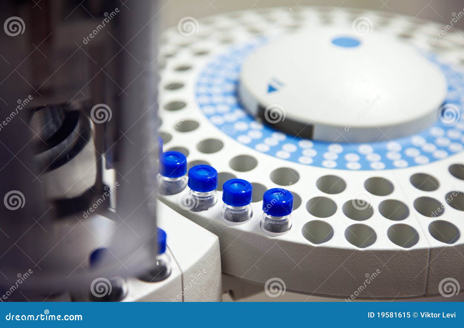 Het Flesje Van De Chromatograaf Stock Afbeelding - Image of wetenschap ...