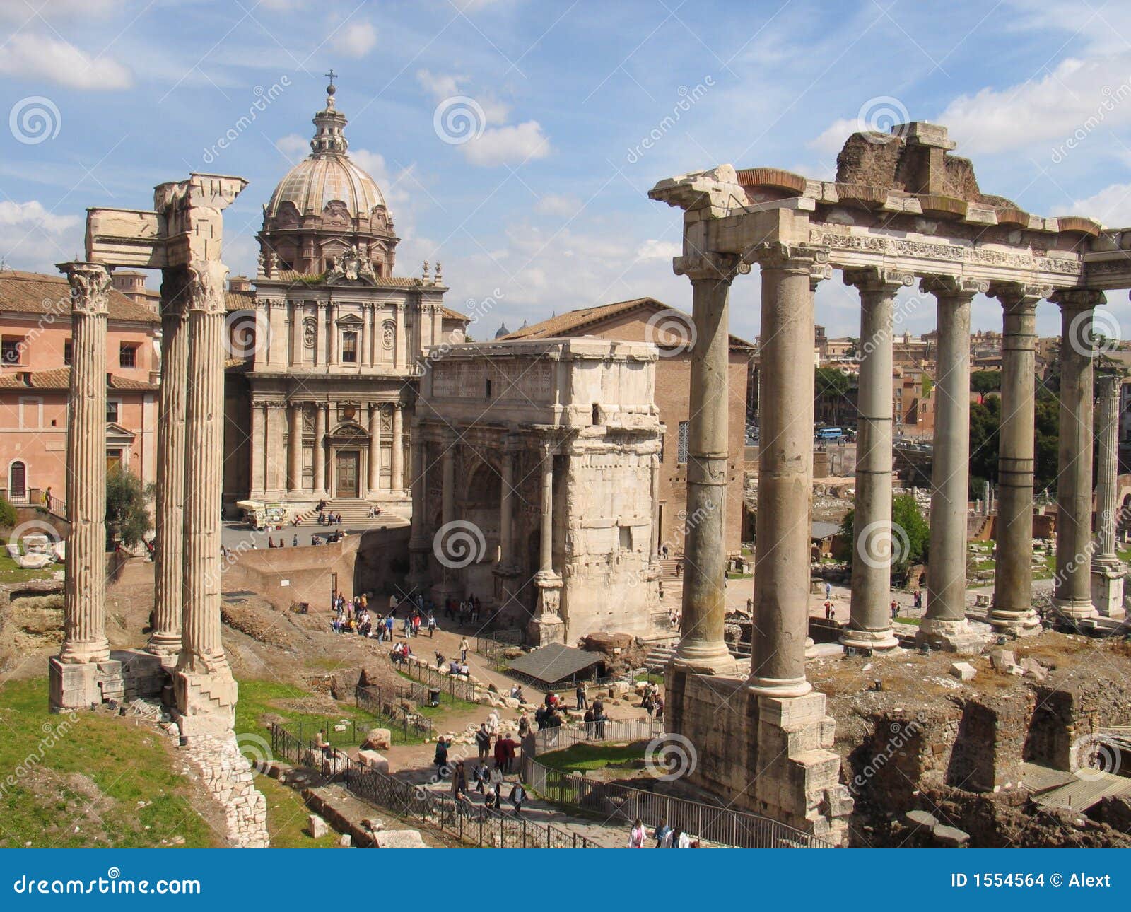 Het forum Romanum redactionele stock afbeelding. Image of italië - 1554564