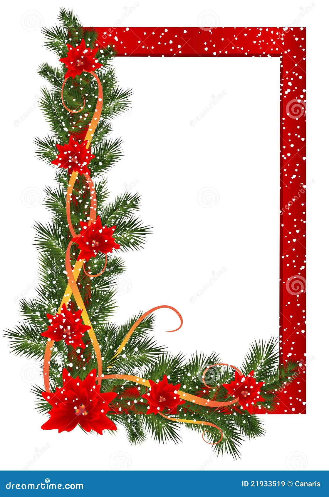 Het frame van Kerstmis vector illustratie. Illustration of viering ...