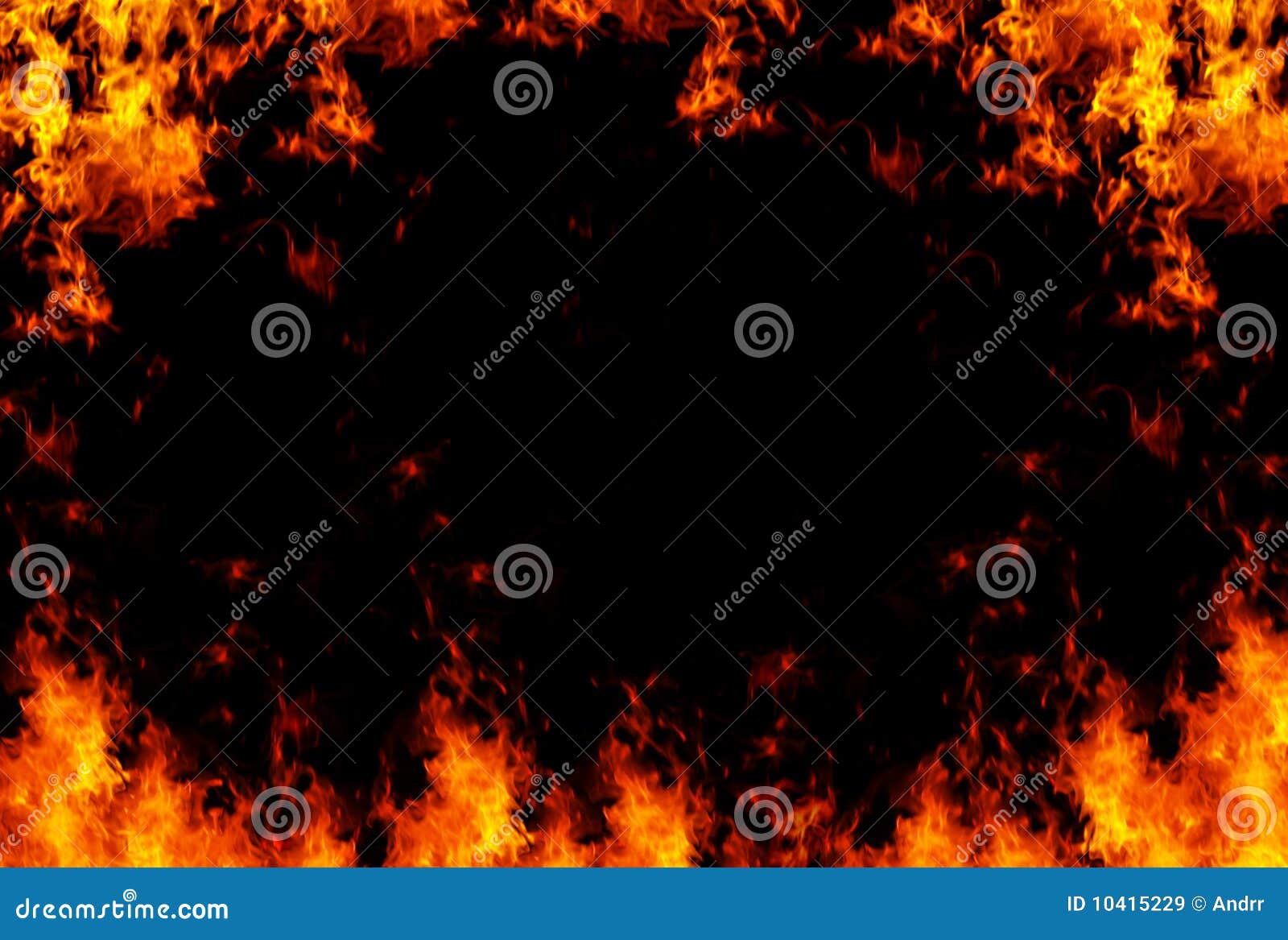 Het Frame Van Vlammen Achtergrond Stock Afbeelding - Image of opvlammen ...