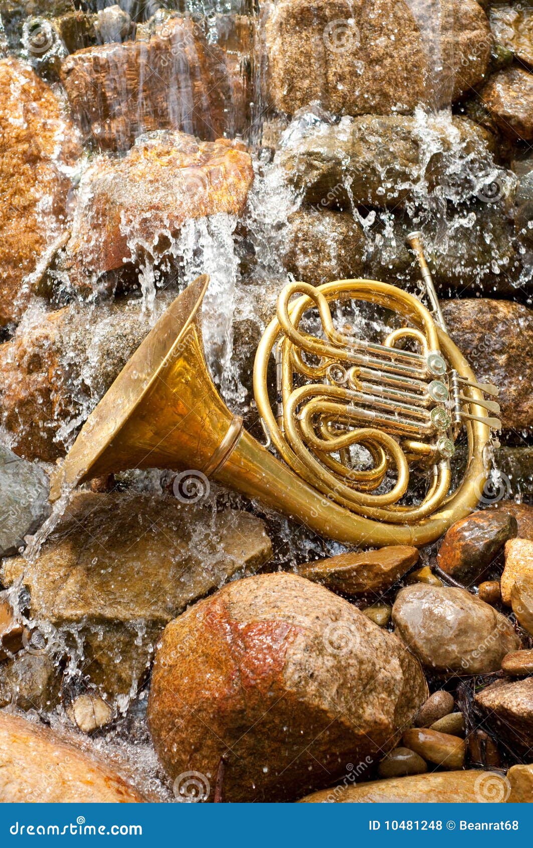 Het Franse Instrument Van De Hoorn Stock Foto - Image of orkest, muziek ...