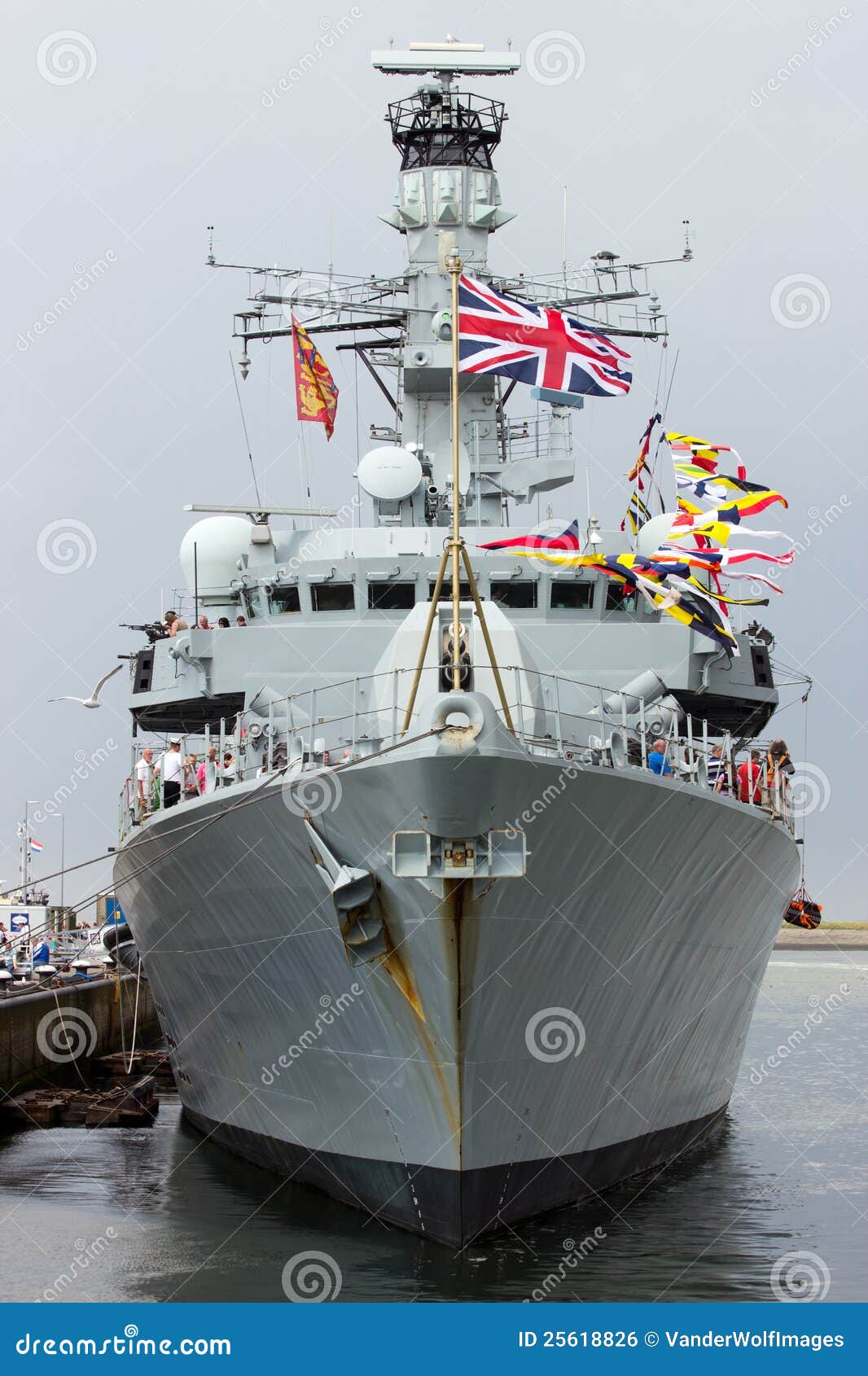 Het fregat van de marine redactionele foto. Image of torpedojager ...