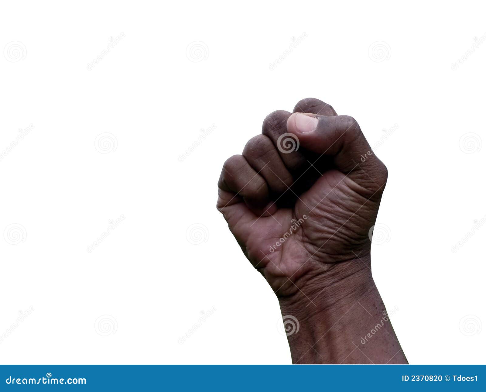 Het Gebaar Van De Hand - Vuist Stock Foto - Image of afrikaans, mens ...