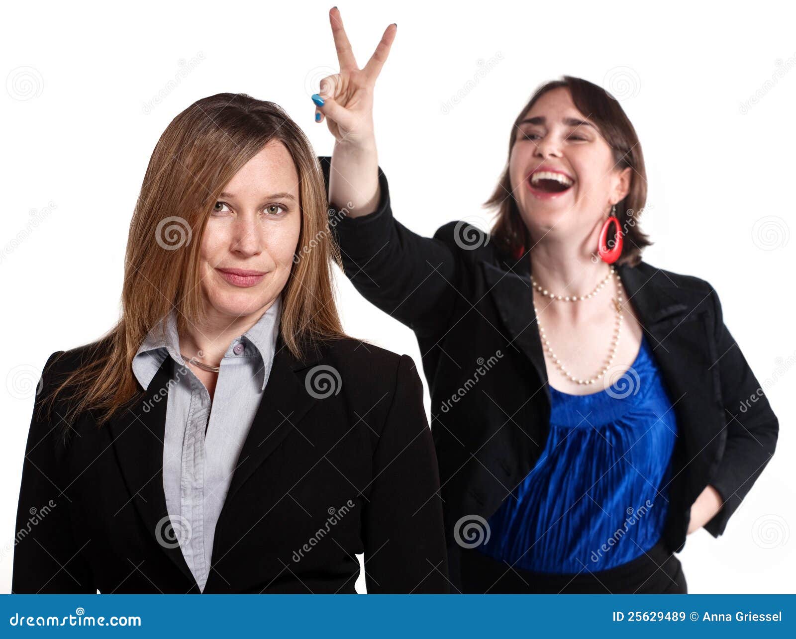 Het Gebaar Van De Oren Van Het Konijn Stock Afbeelding - Image of ...