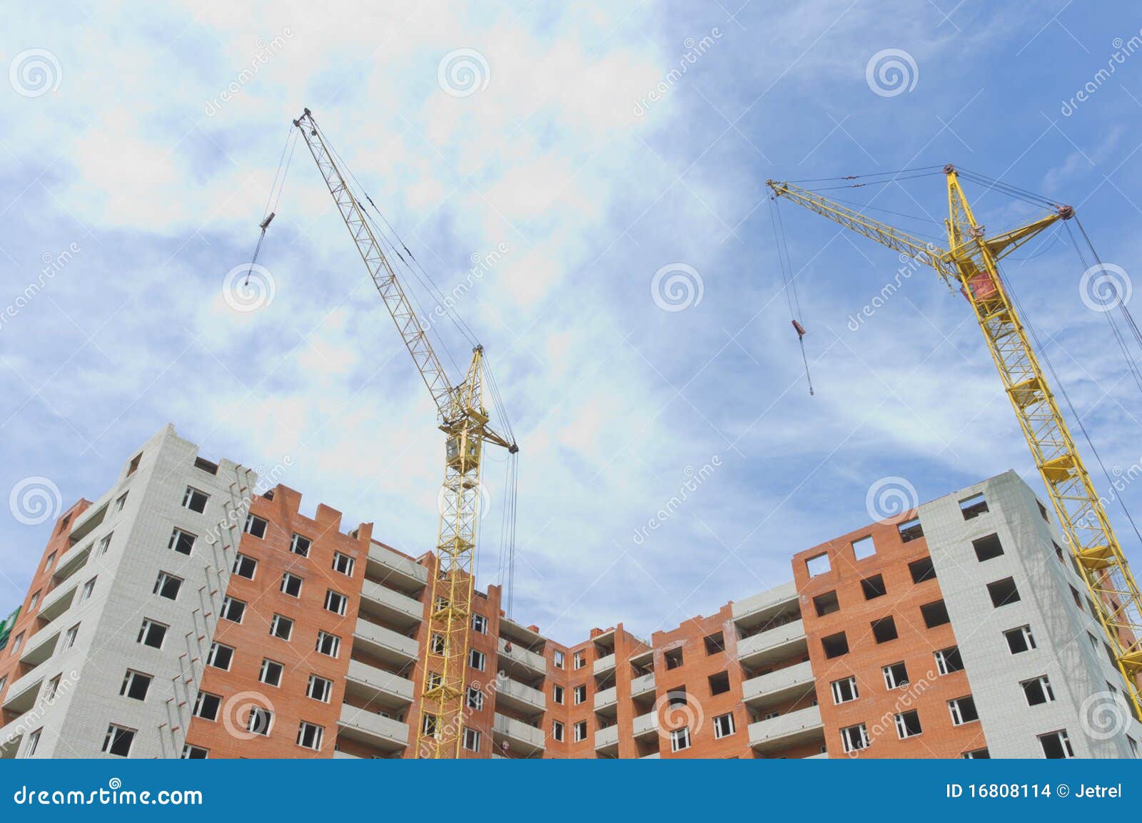 Het gebied van de bouw stock foto. Image of meertrappig - 16808114