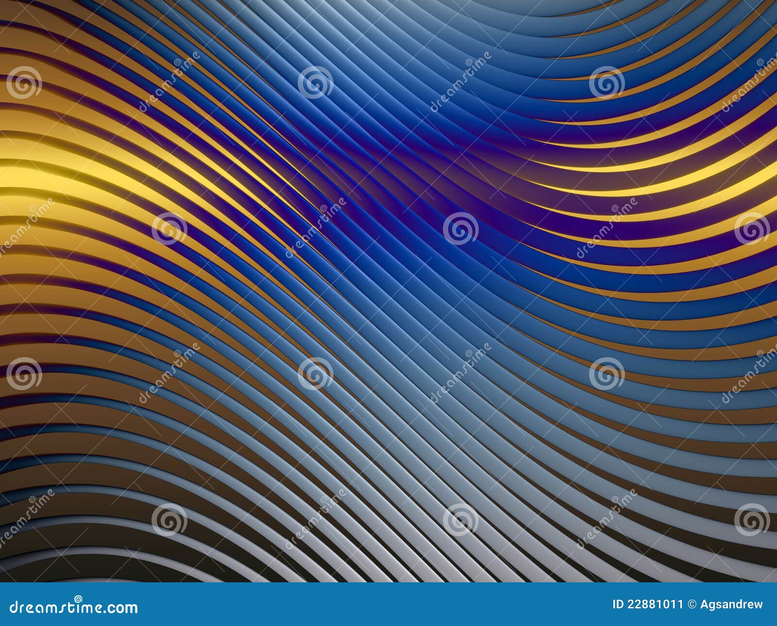 Het Gebogen Scherm Van De Lijn Stock Illustratie - Illustration of ...