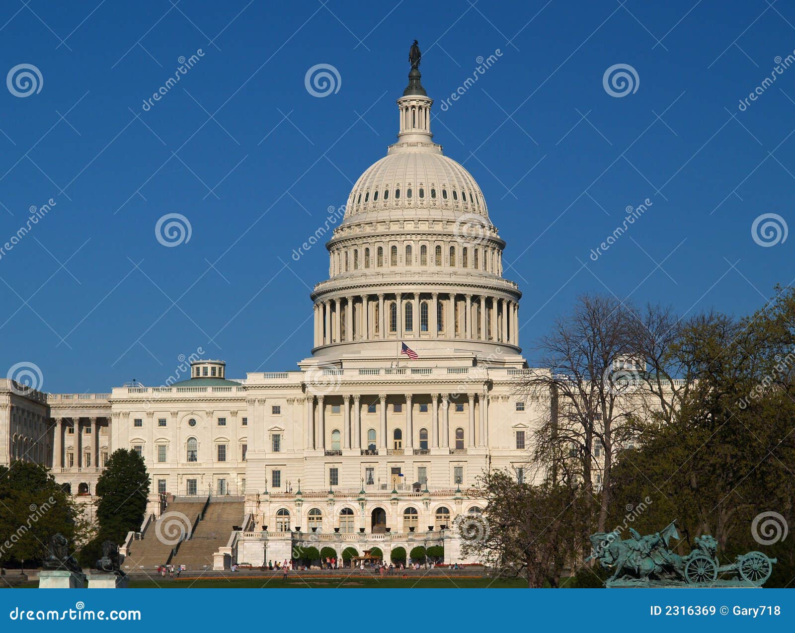 Het Gebouw Van Het Capitool in Gelijkstroom Stock Afbeelding - Image of ...