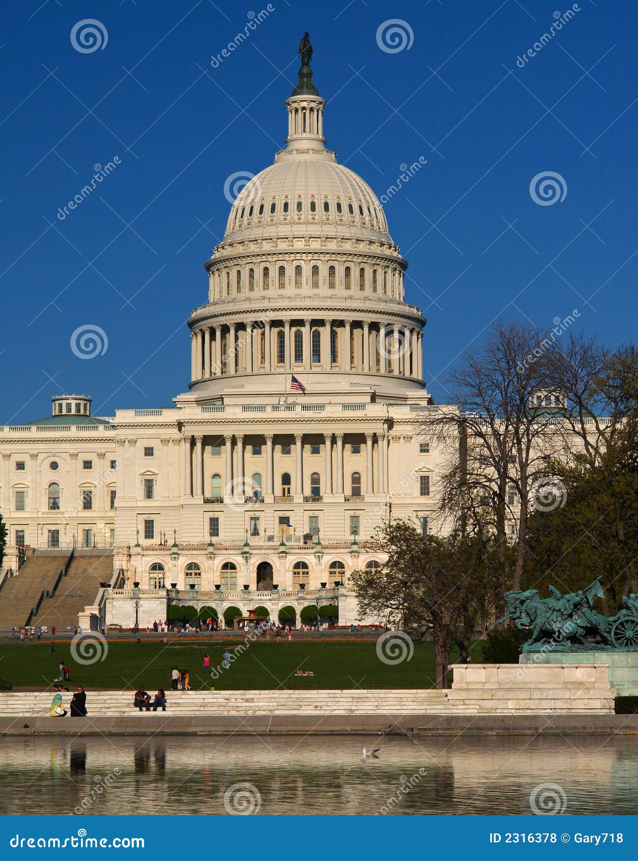 Het Gebouw Van Het Capitool in Gelijkstroom Stock Foto - Image of ...