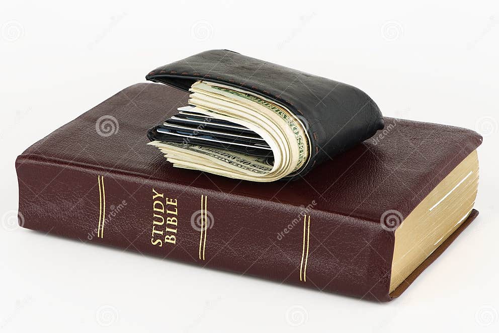 Het Geld of De GOD Van De Verering Stock Afbeelding - Image of ...