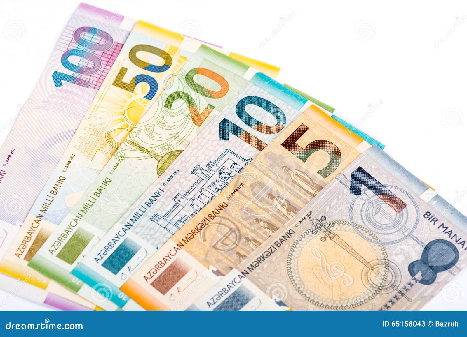 Het geld van Azerbeidzjan stock afbeelding. Image of zakenman - 65158043