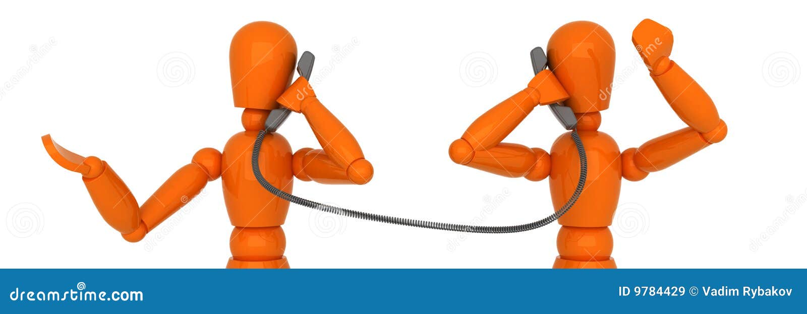 Het Gesprek Van De Telefoon. Stock Illustratie - Illustration of ...