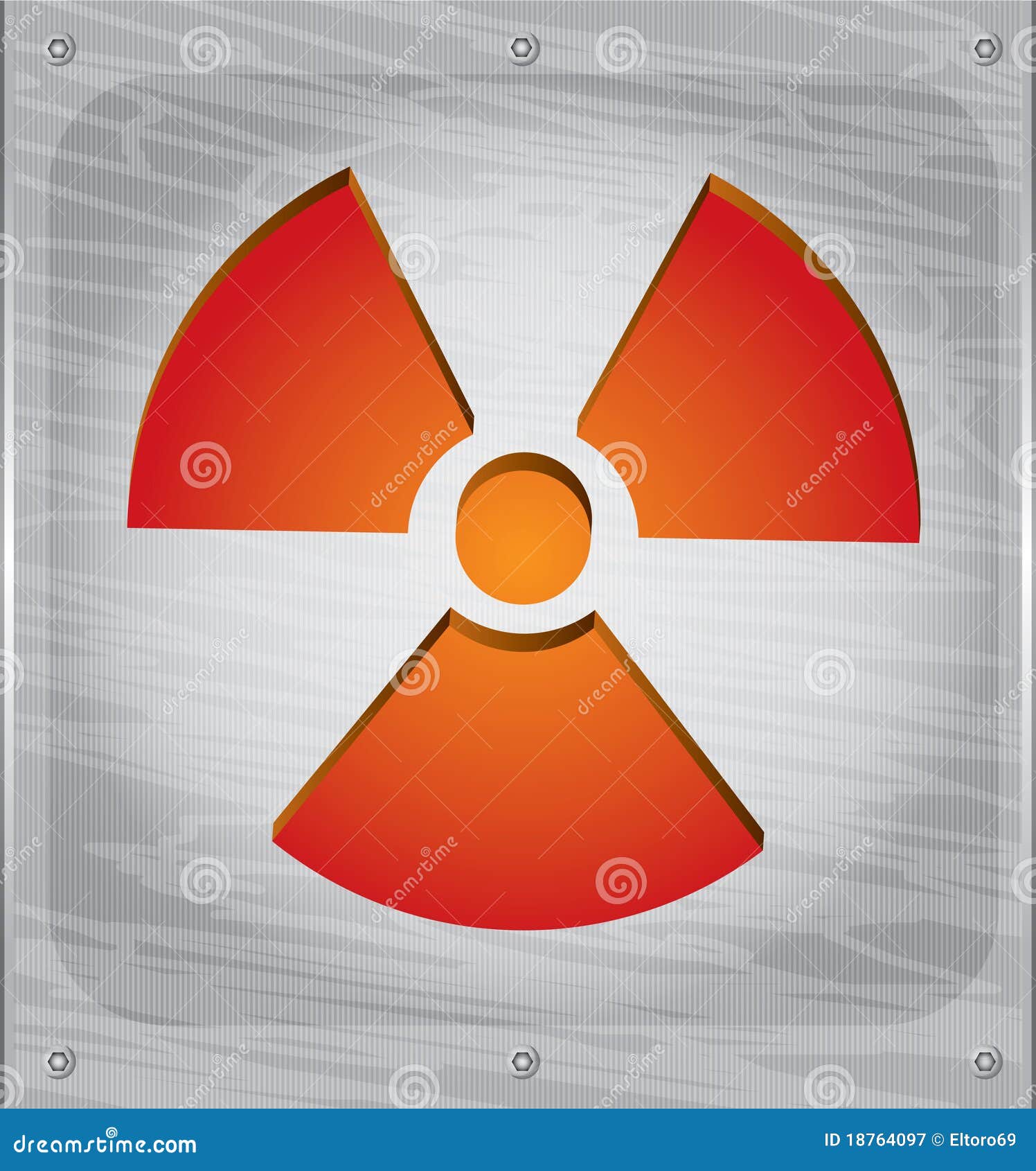 Het Gevaar Van De Radioactiviteit Vector Illustratie - Illustration of ...
