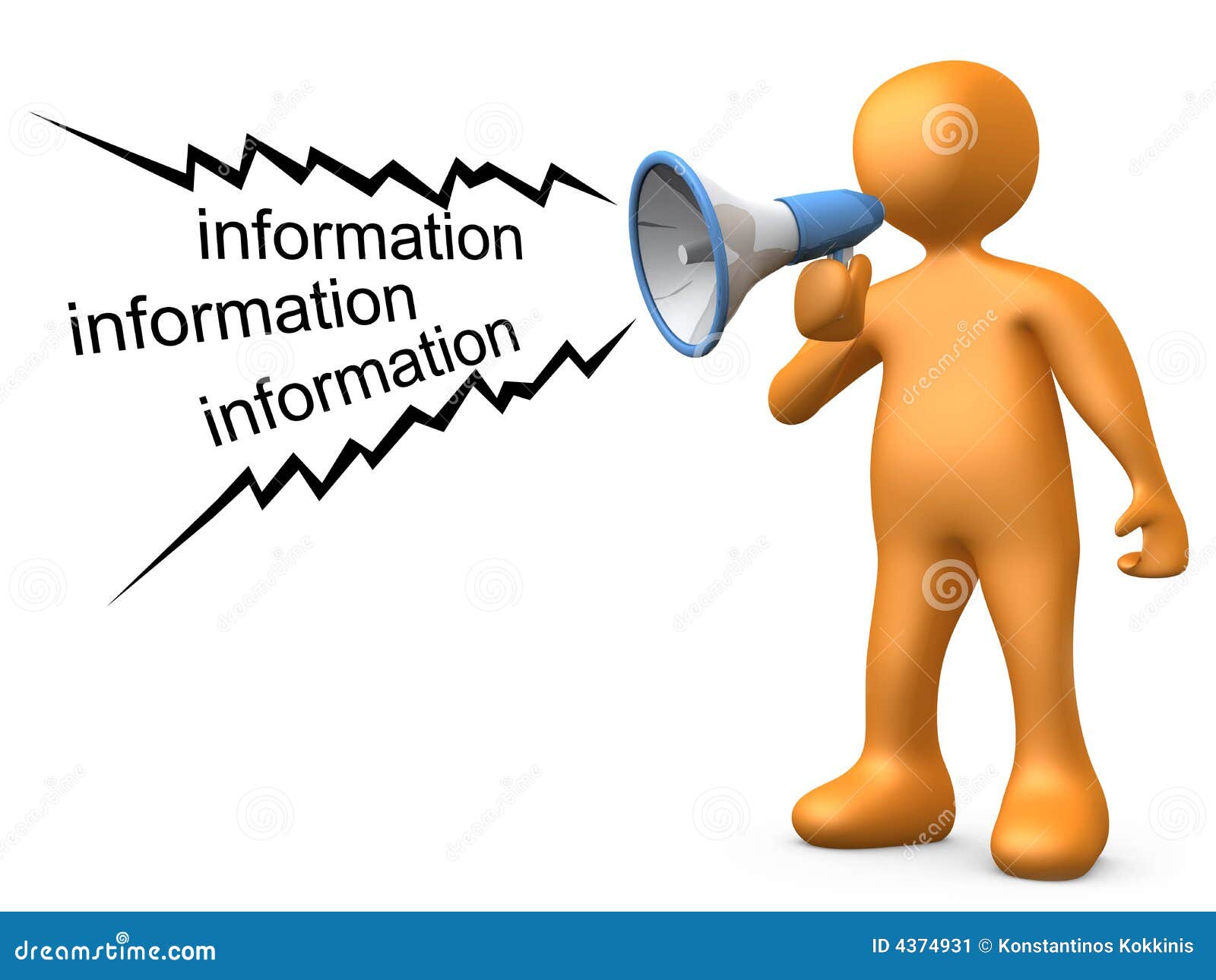 Het geven van Informatie stock illustratie. Illustration of ...