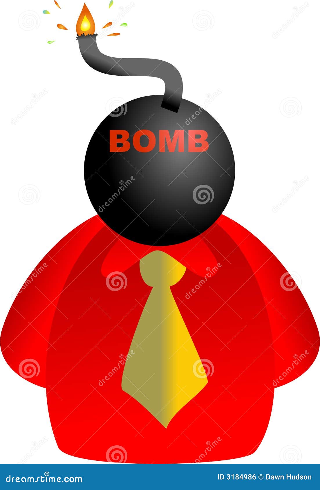 Het gezicht van de bom stock illustratie. Illustration of explodeer ...