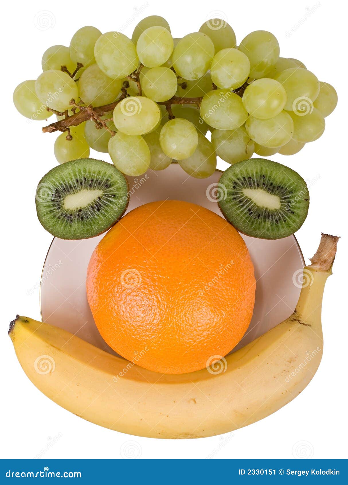 Het gezicht van het fruit stock afbeelding. Image of geïsoleerd - 2330151