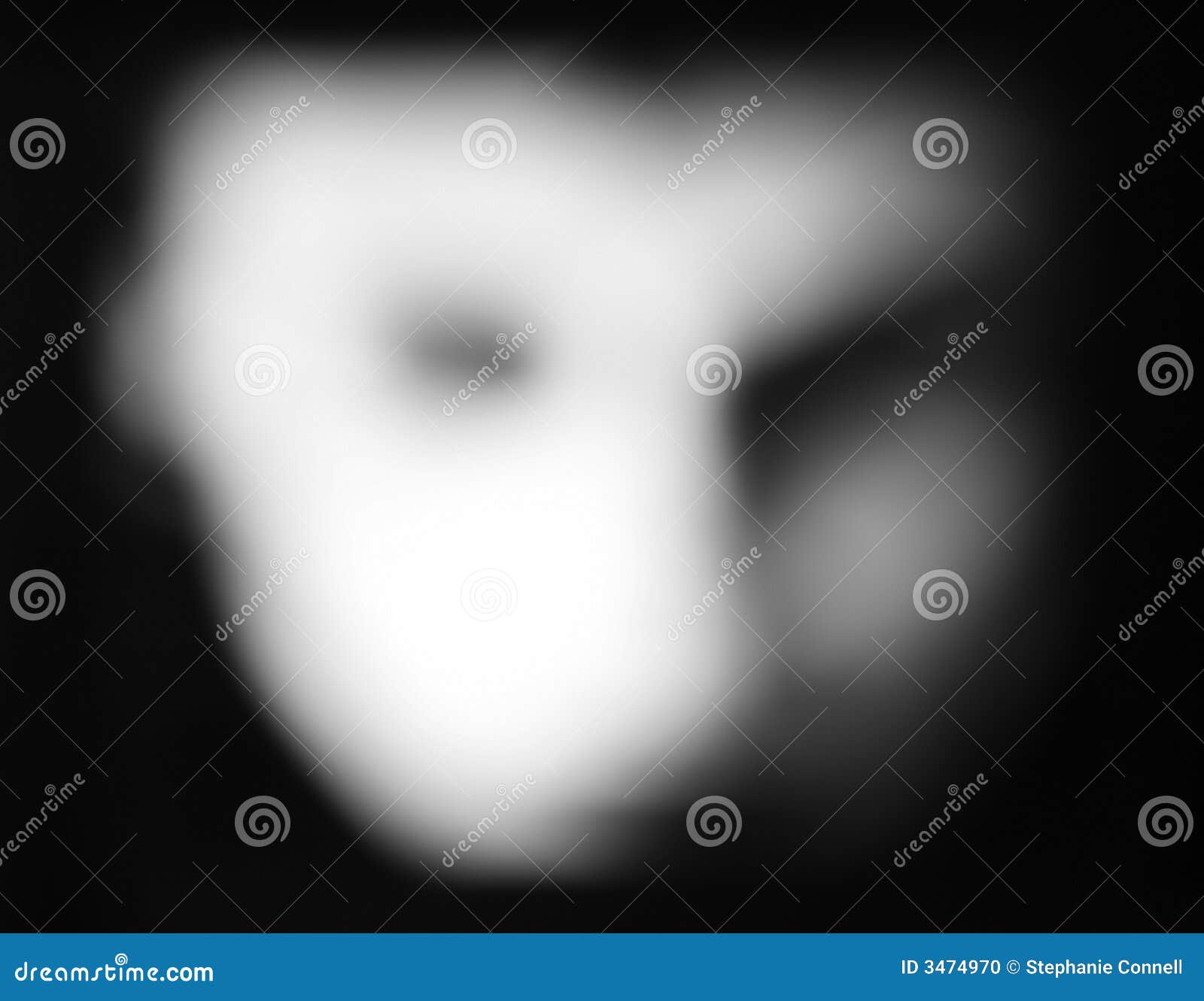 Het Gezicht van het spook stock foto. Image of zwart, bovennatuurlijk ...