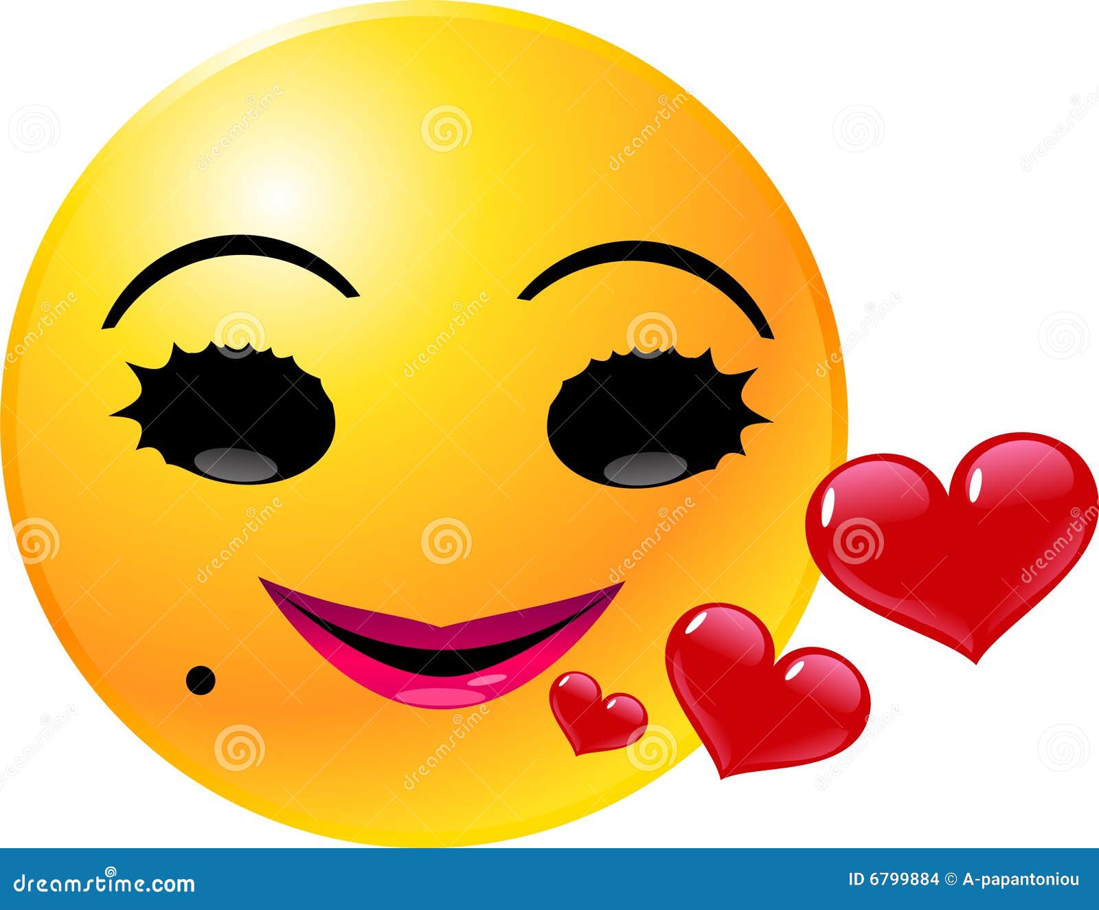Het Gezicht Van Smiley Van Emoticon Vector Illustratie - Illustration ...