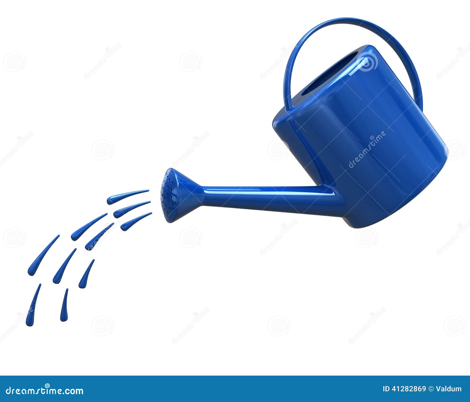 Het Gietende Water Van De Gieter Stock Illustratie - Illustration of ...