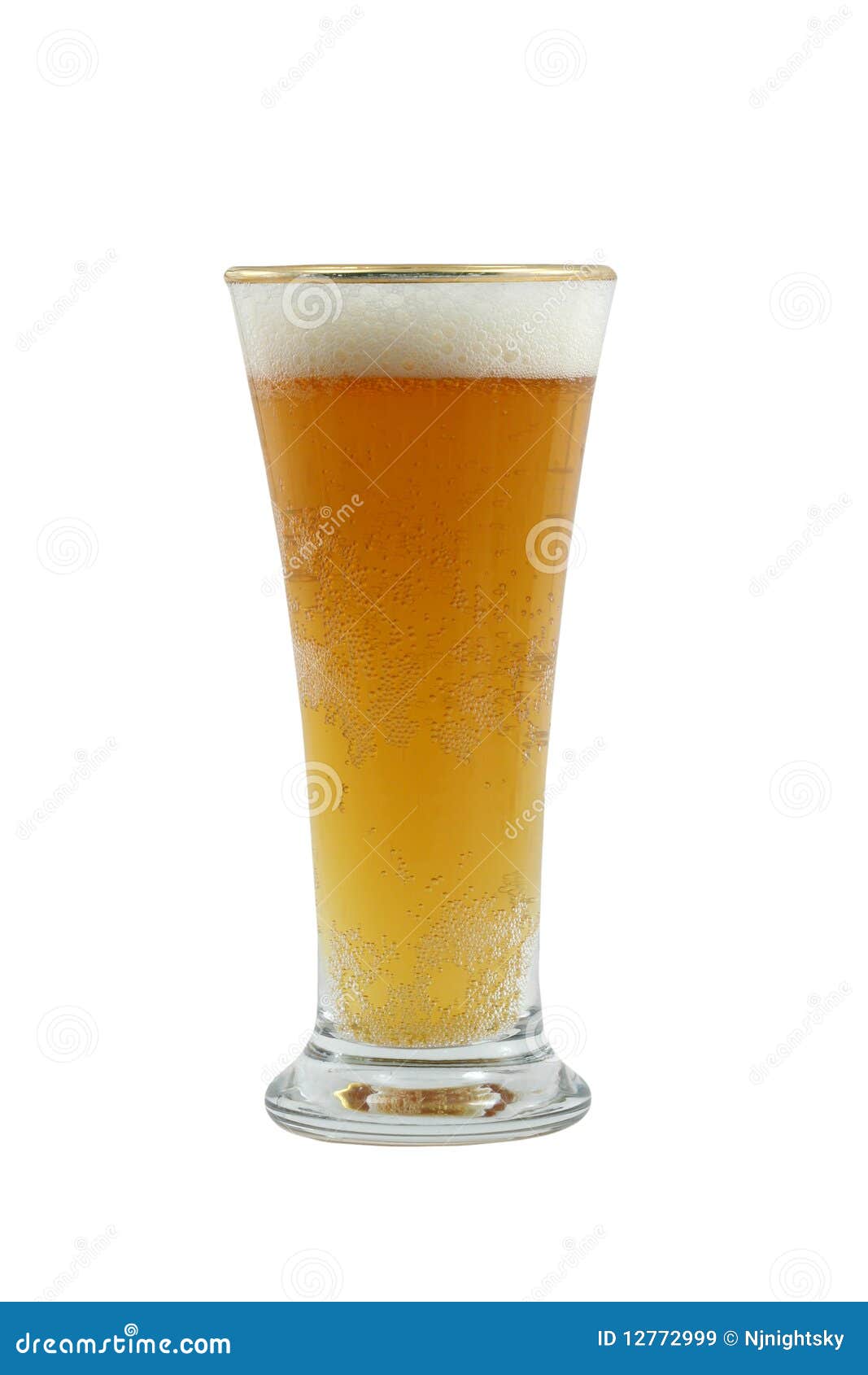 Het glas van pilsener bier stock afbeelding. Image of alcohol - 12772999