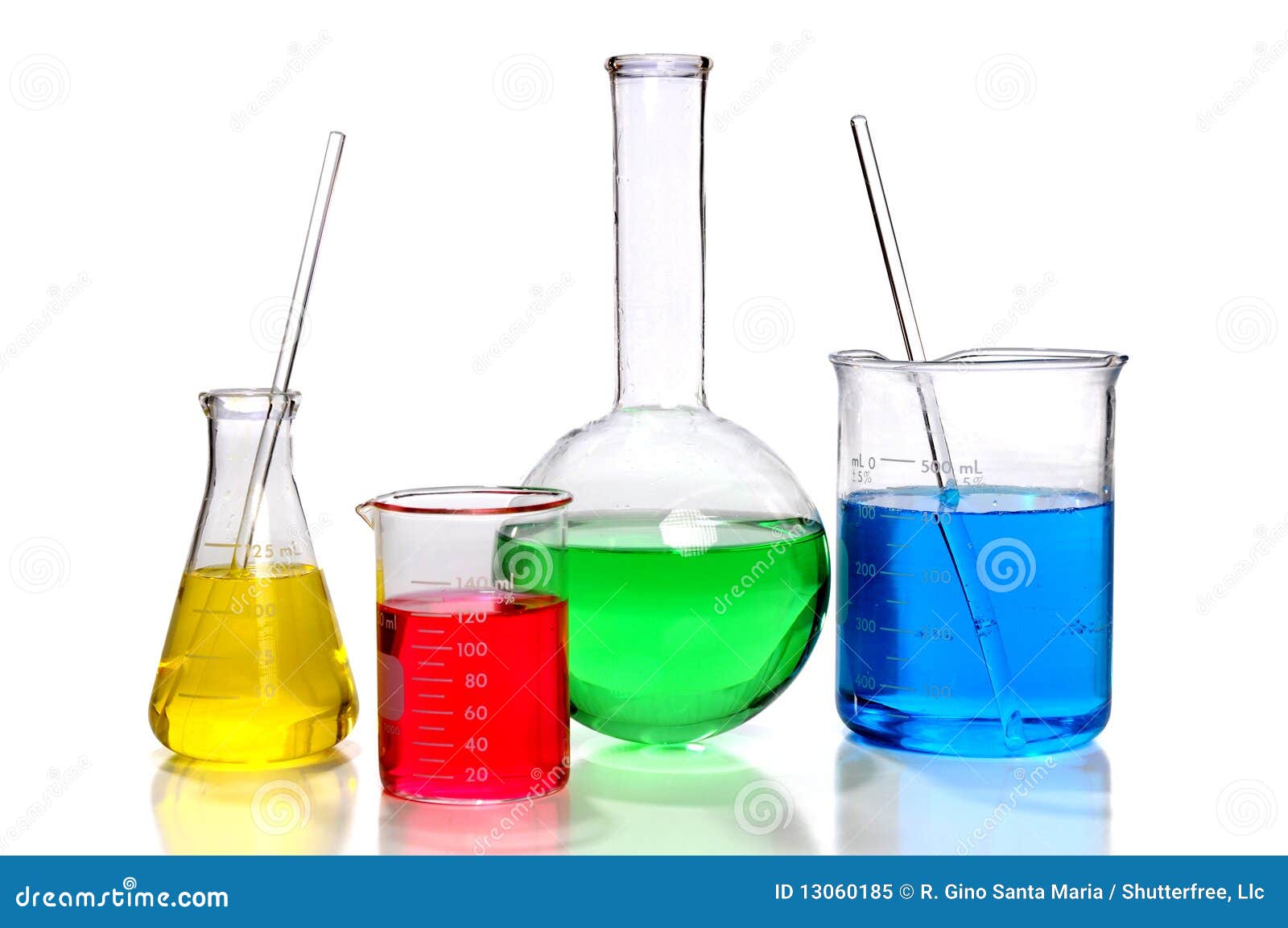 Het Glaswerk Van Het Laboratorium Stock Afbeelding - Image of ...