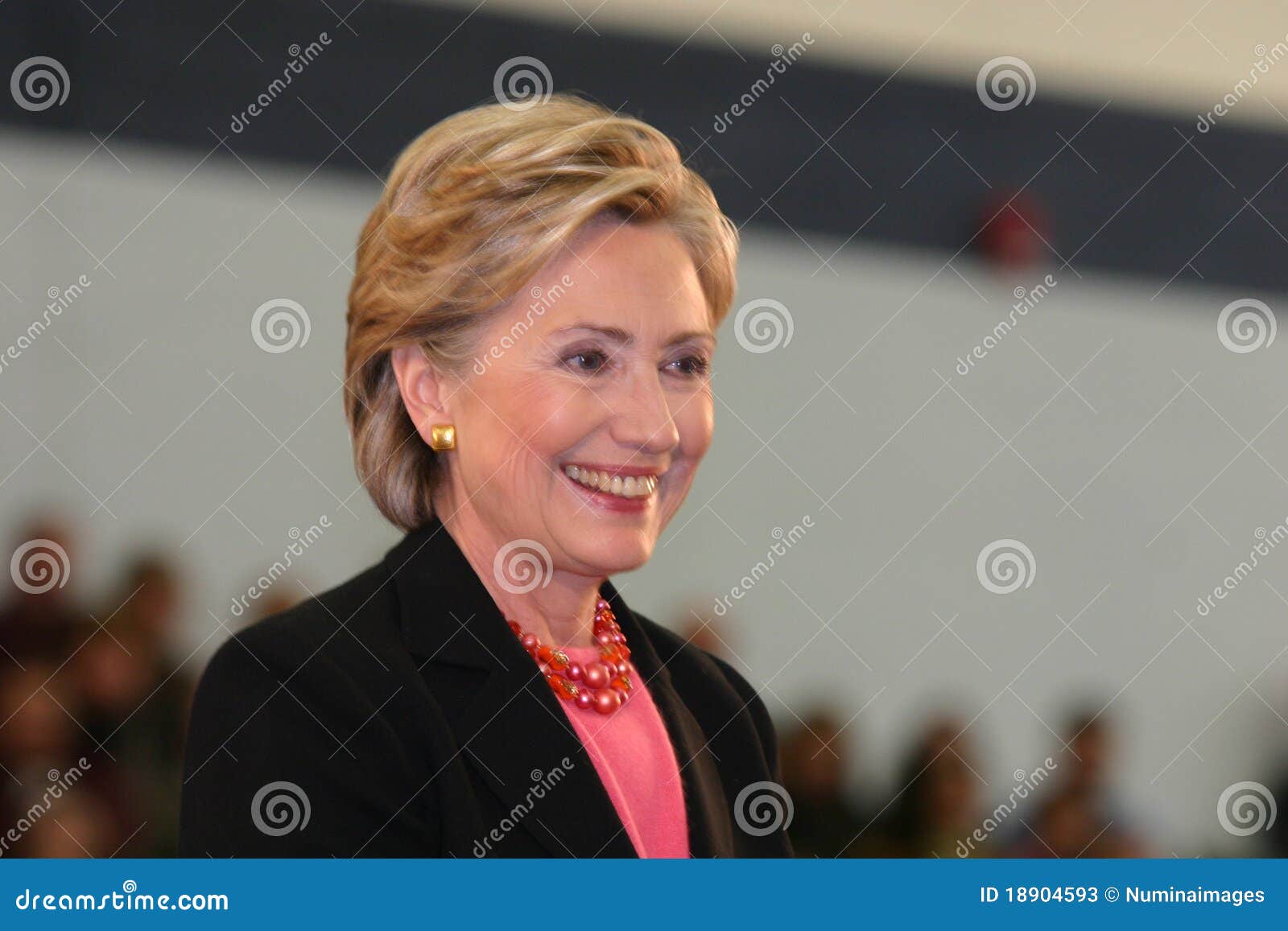 Het Glimlachen Van Hillary Clinton Van De Staatssecretaris Redactionele ...