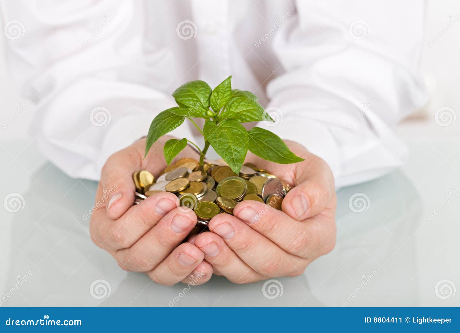 Het Goede Investering Groeien Stock Afbeelding - Image of bankwezen ...