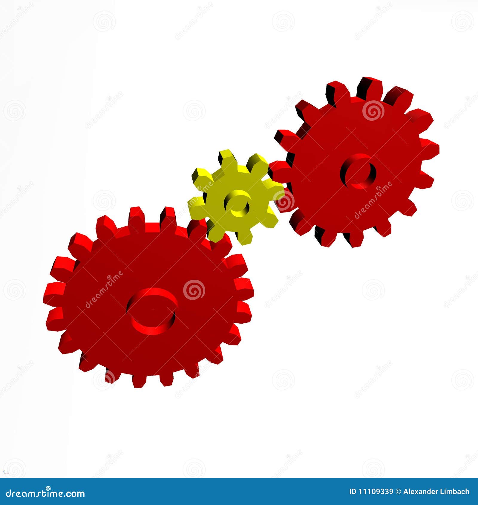 Het Gouden Rood Van Het Wiel Van Het Toestel Stock Illustratie ...