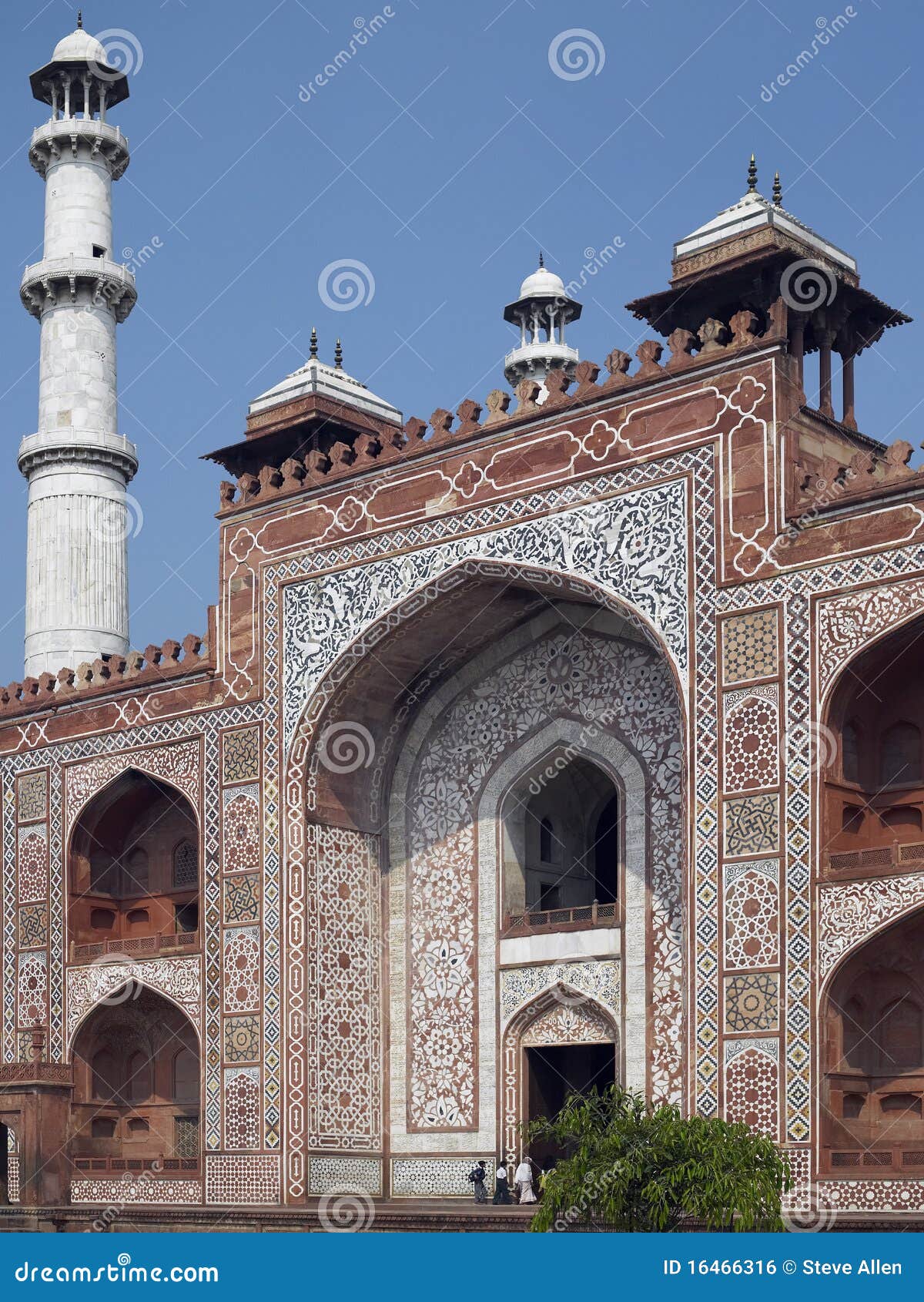 Het Graf Van Akbars - Sikandra - India Redactionele Foto - Image of ...