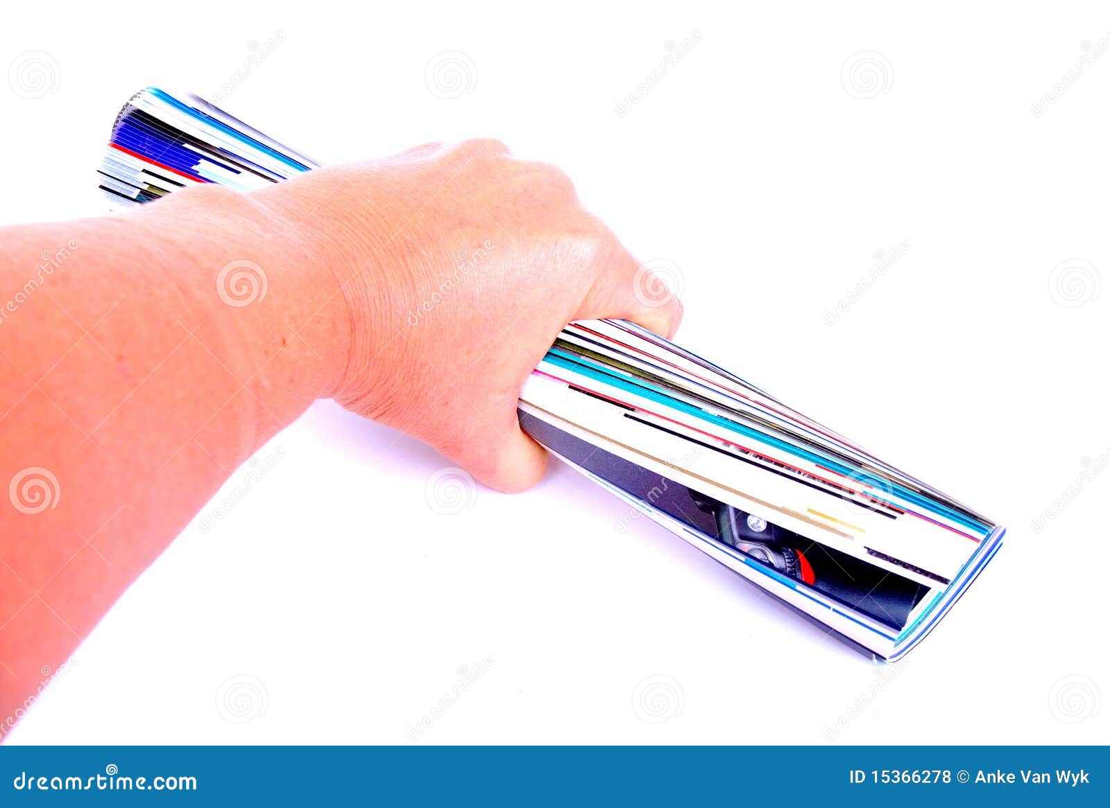 Het Grijpen Van De Hand Tijdschrift Stock Foto - Image of eerst, tegen ...