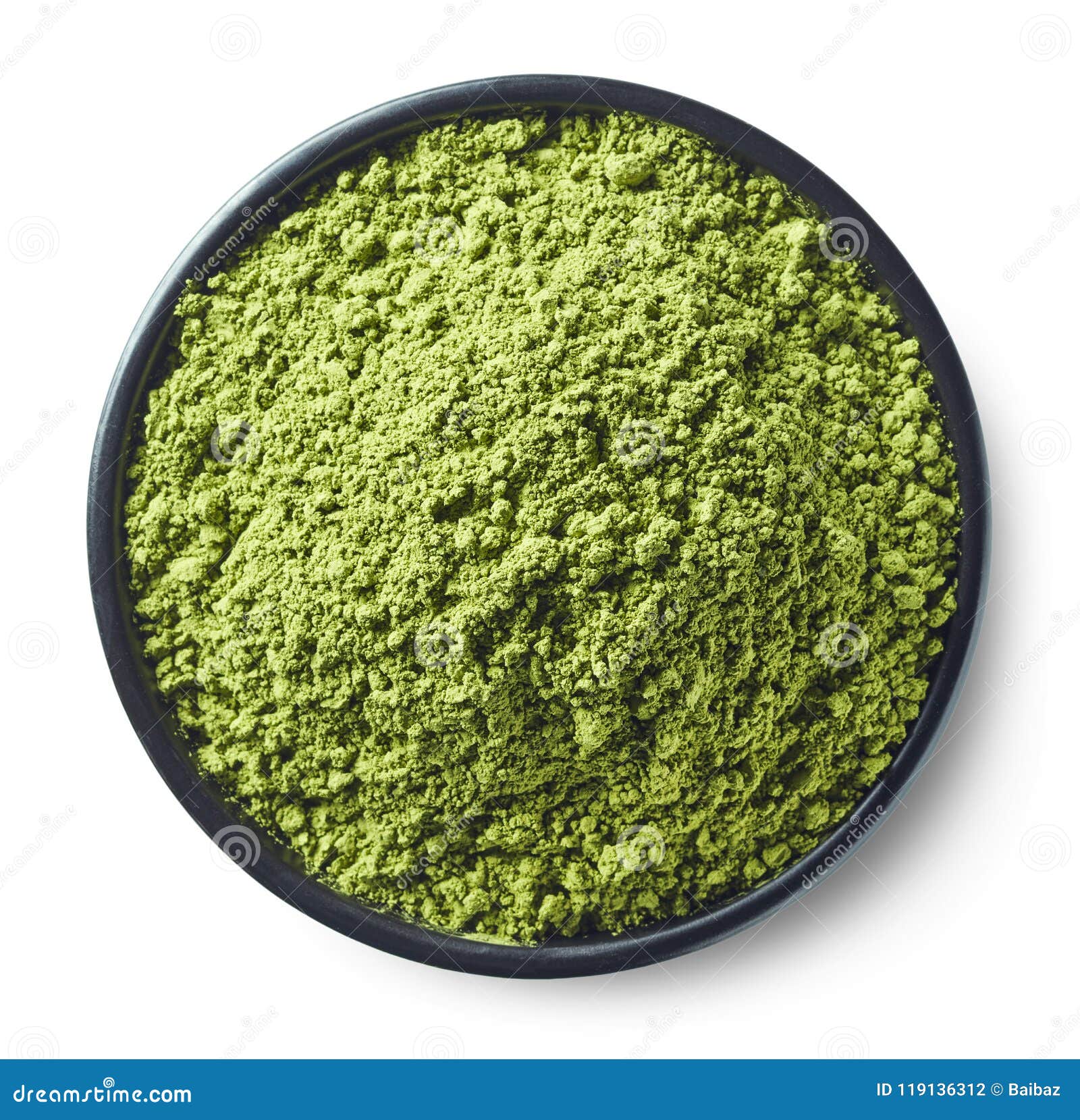 Het Groene Poeder Van De Matchathee Stock Foto - Image of kruid, groen ...