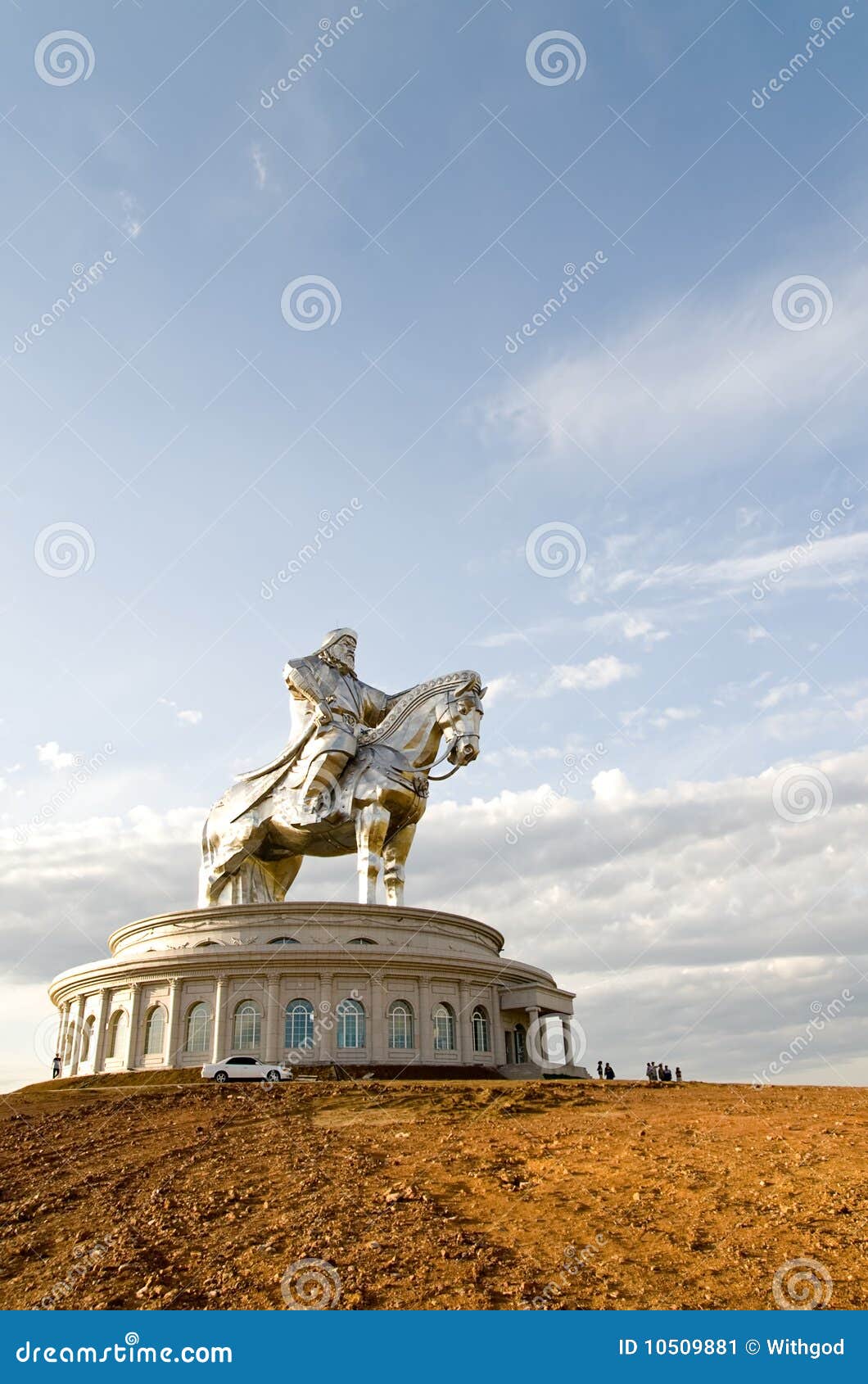 Het Grootste Standbeeld Van Werelden Van Chinghiskhan Stock Afbeelding ...