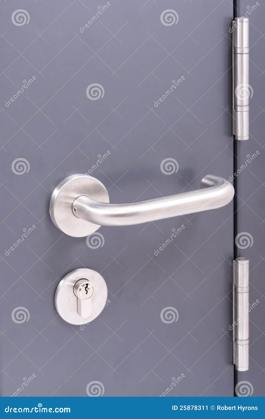 Het Handvat En Het Slot Van De Deur Stock Afbeelding - Image of begrip ...