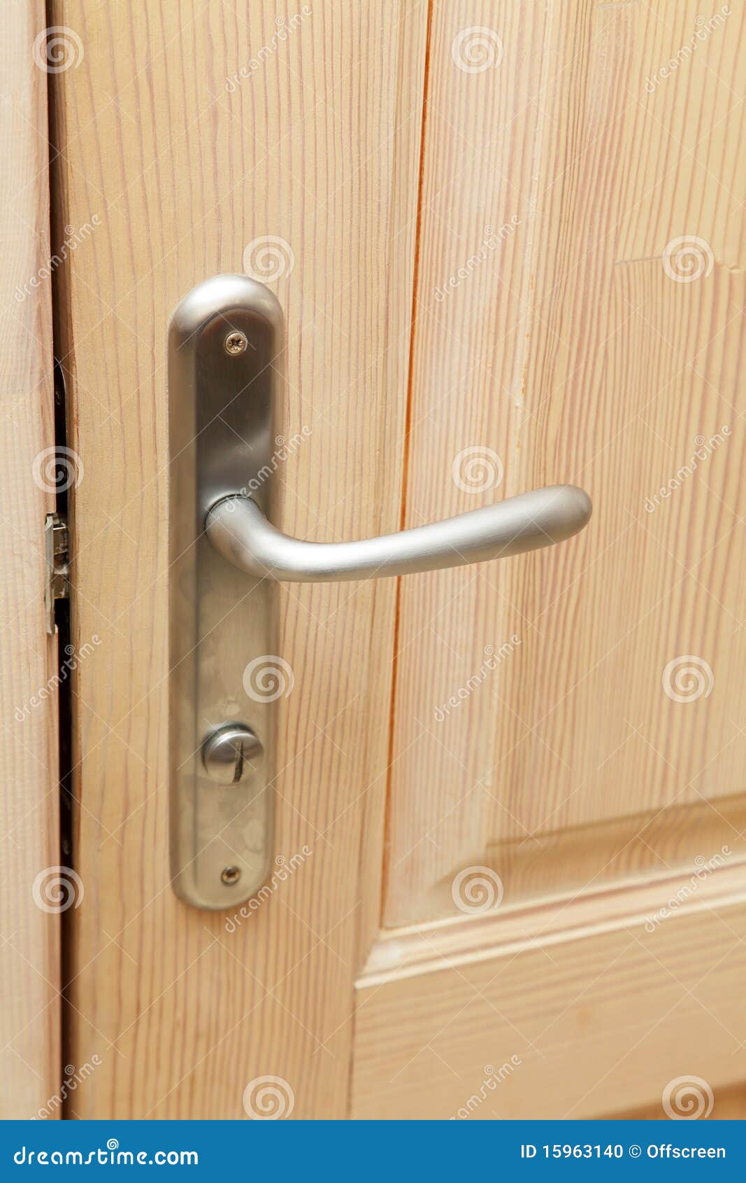 Het handvat van de deur stock foto. Image of gesloten - 15963140