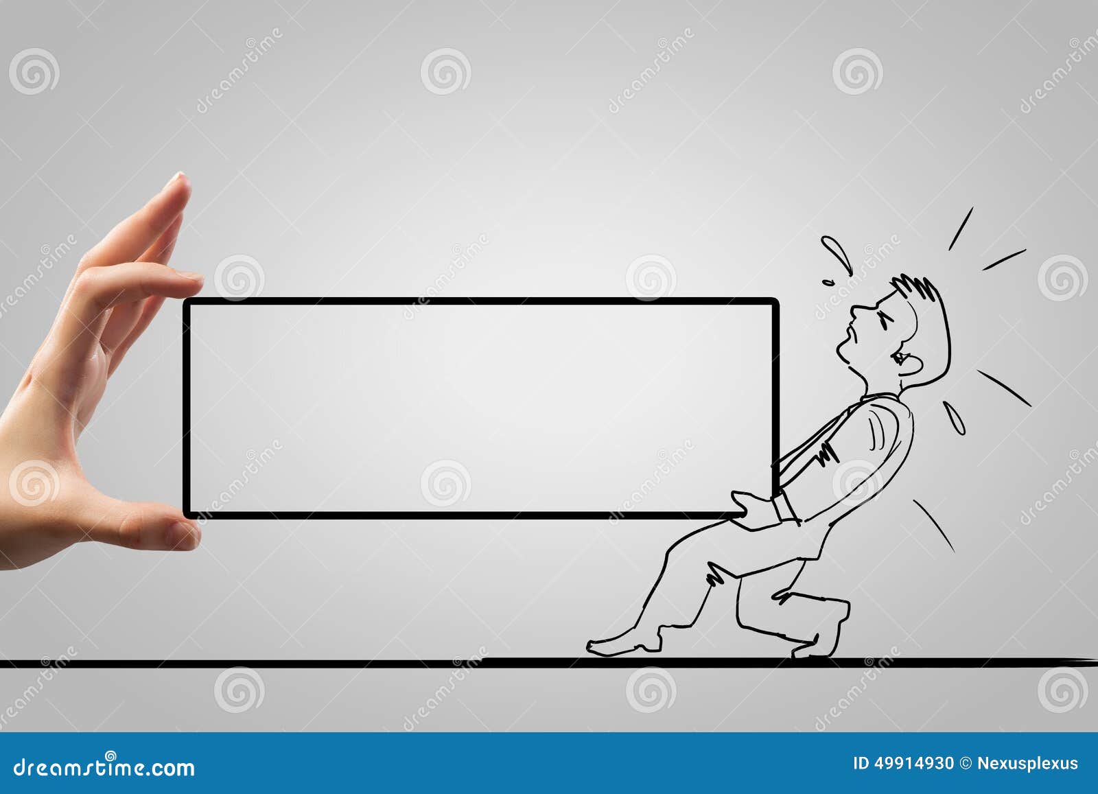 Het harde werk stock illustratie. Illustration of werknemer - 49914930