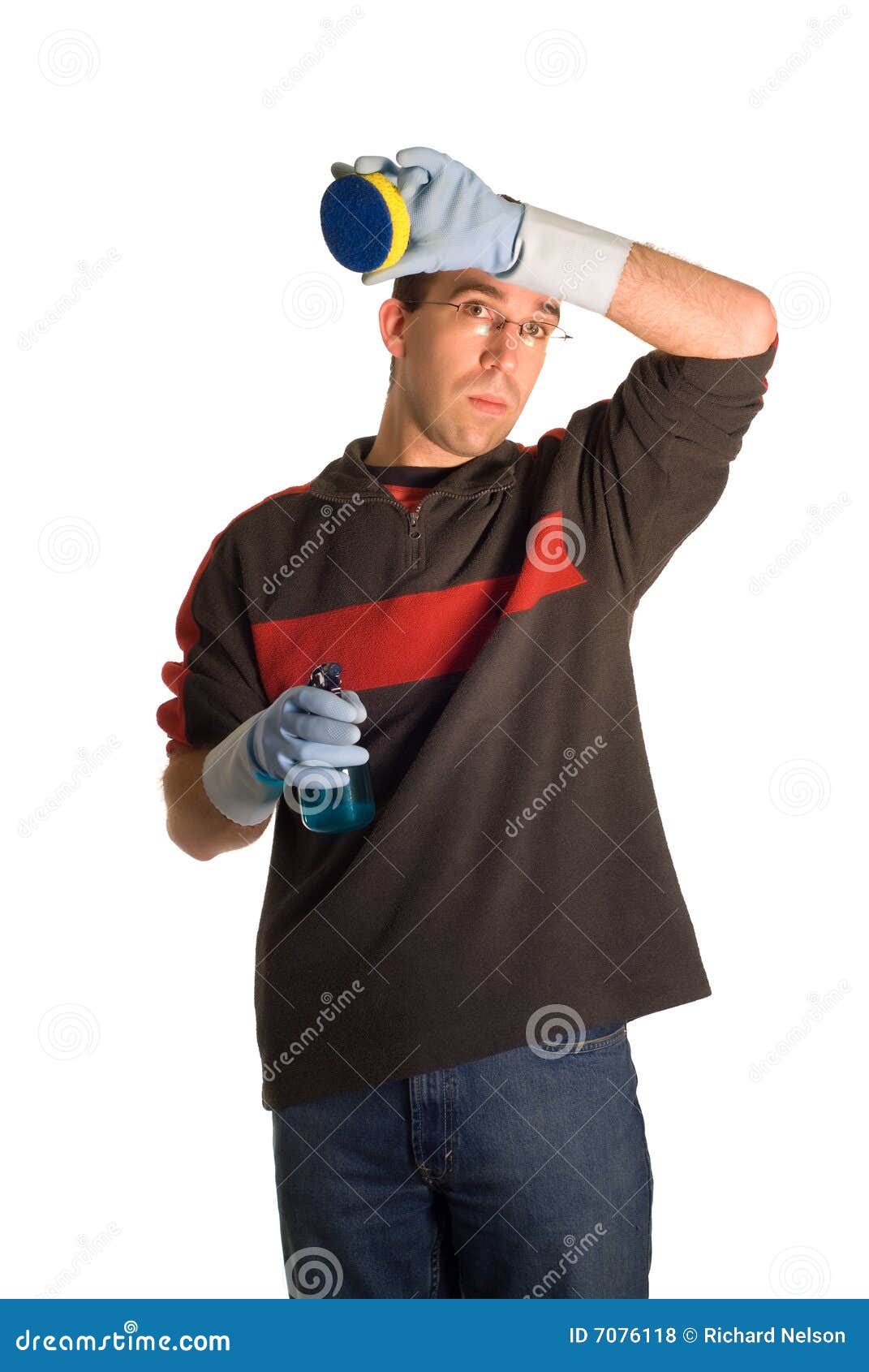 Het harde Werk stock foto. Image of huis, reinigingsmachine - 7076118