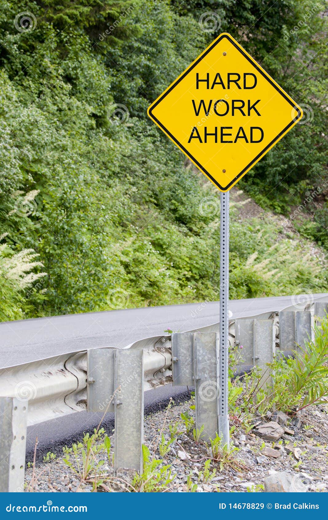 Het harde Werk vooruit stock afbeelding. Image of zaken - 14678829