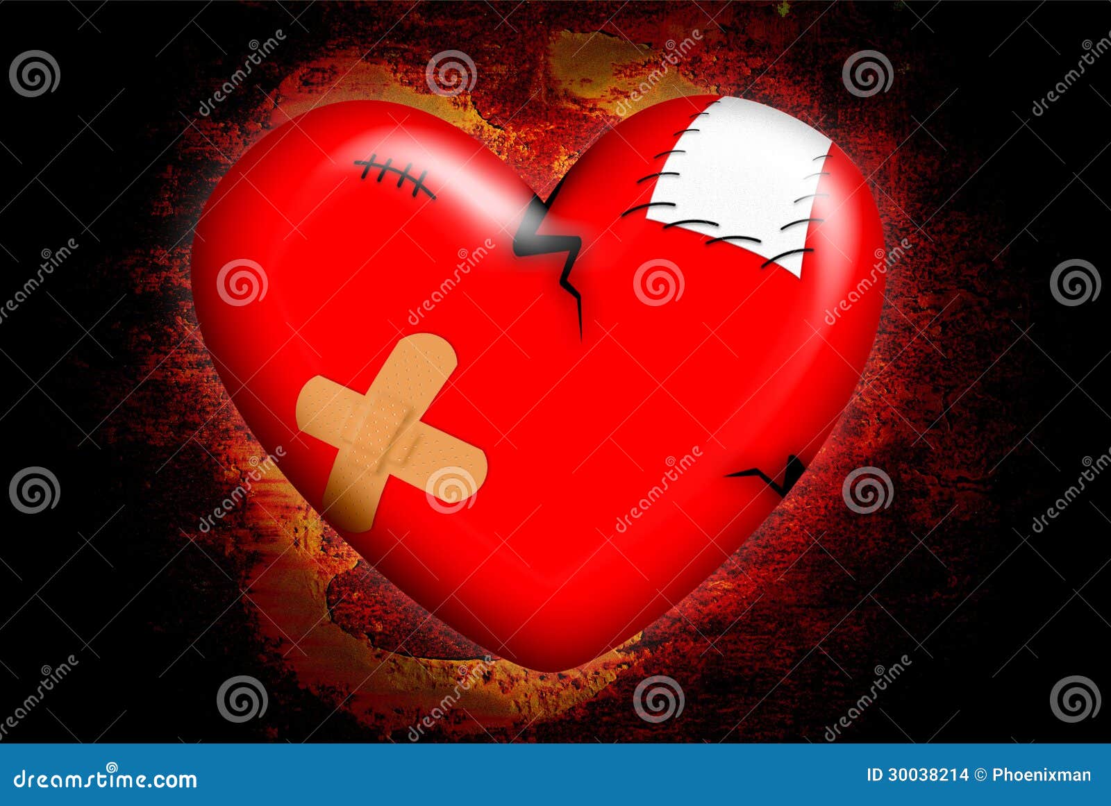 Gebroken hart stock foto. Image of gevoel, eenzaam, beschadigd - 30038214