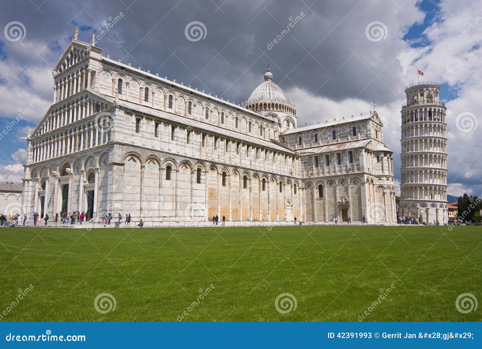 Het Hart Van De Stad Van Pisa Stock Afbeelding - Image of italië, pisa ...