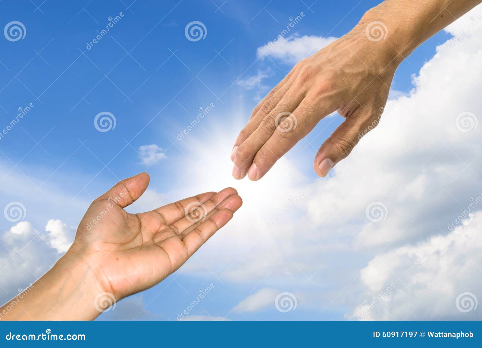 Het helpen van hand stock afbeelding. Image of hindernissen - 60917197