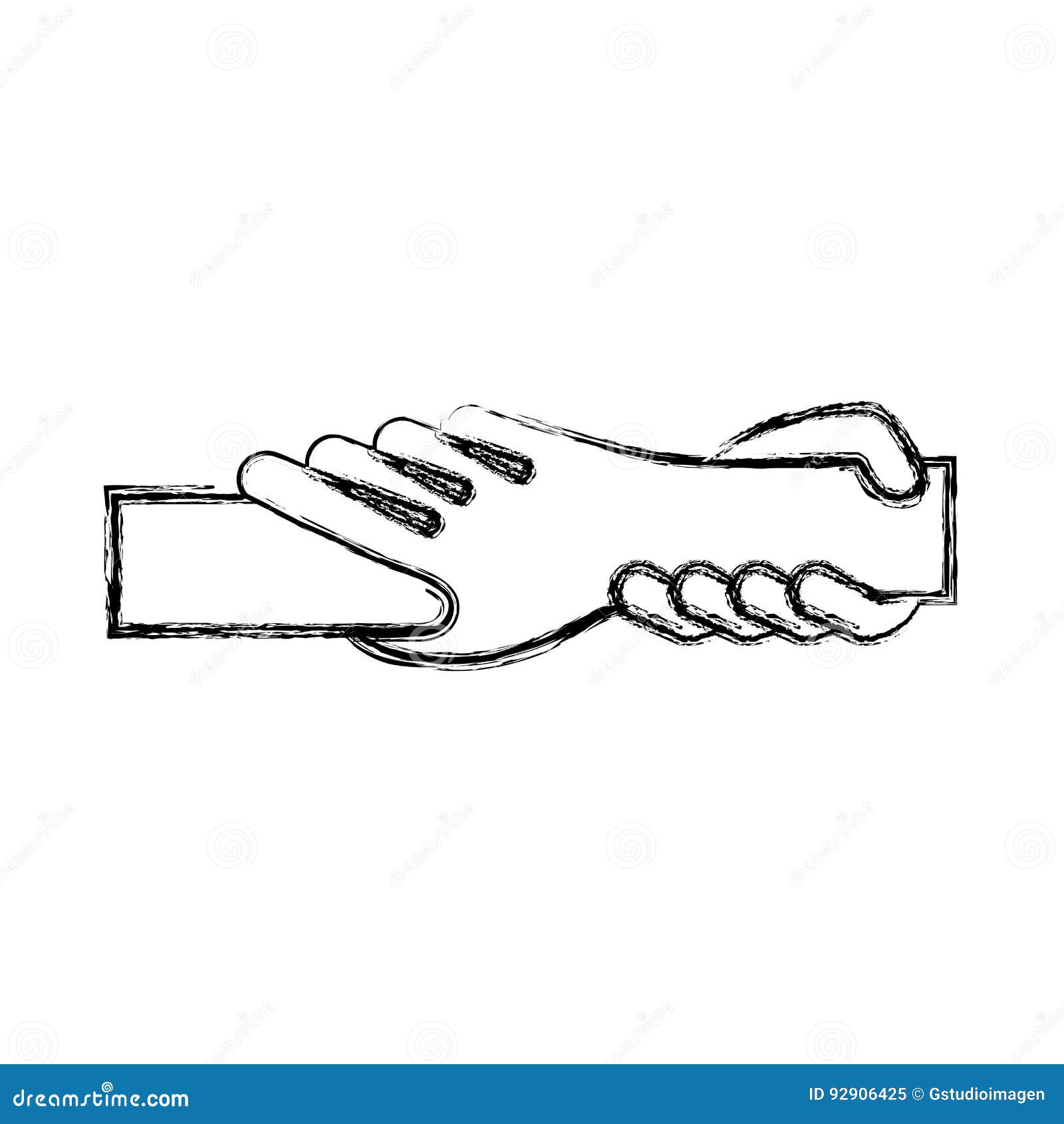 Het Helpen Van Handen Menselijk Pictogram Vector Illustratie ...