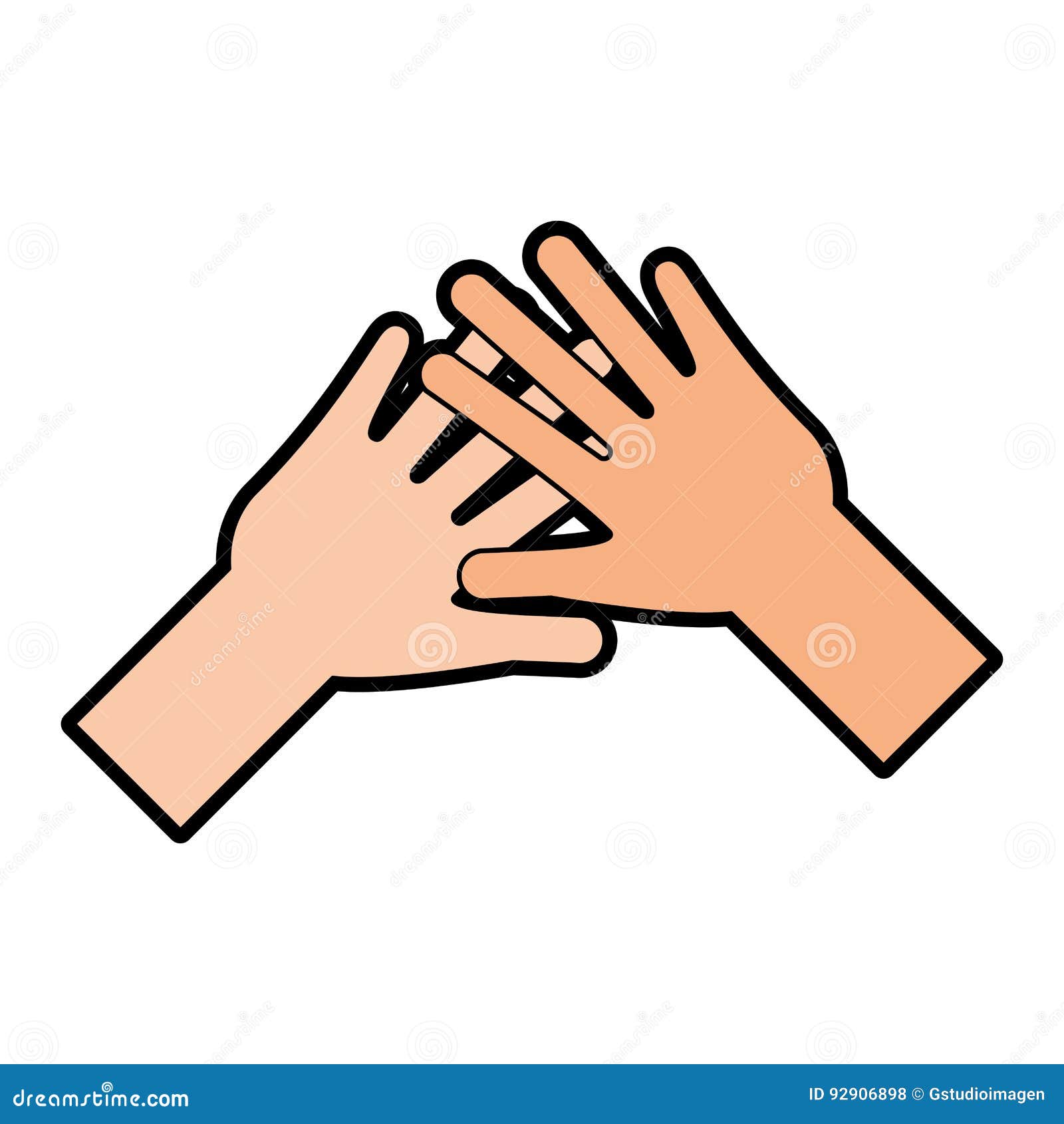 Het Helpen Van Handen Menselijk Pictogram Vector Illustratie ...