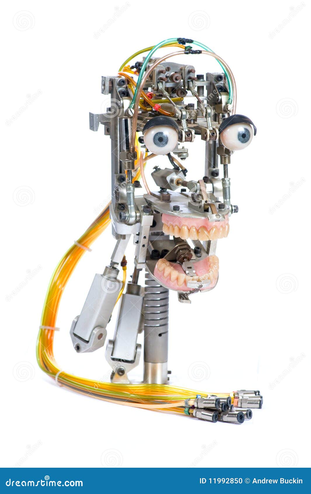 Het hoofd van de robot stock foto. Image of digitaal - 11992850